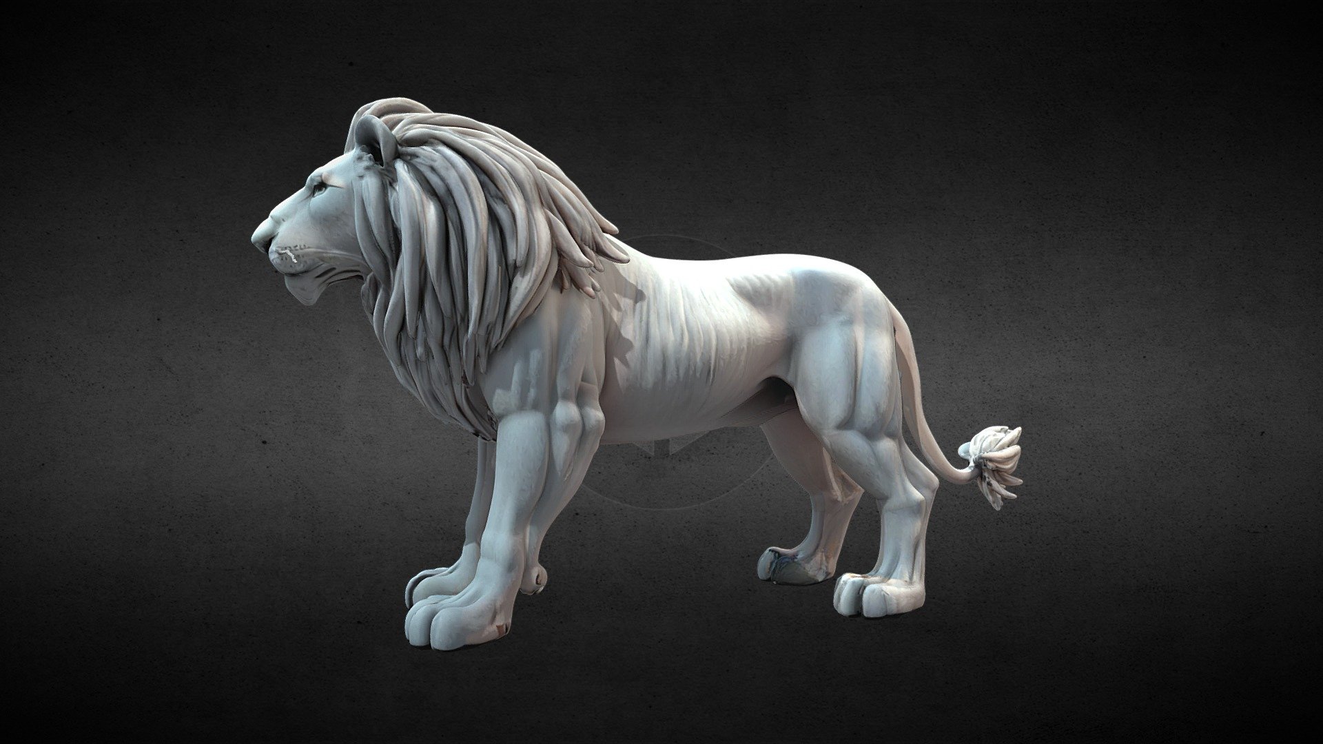 Lion - Download Free 3D model by Waldemar Andrzej Dylewski (@wdylewski ...