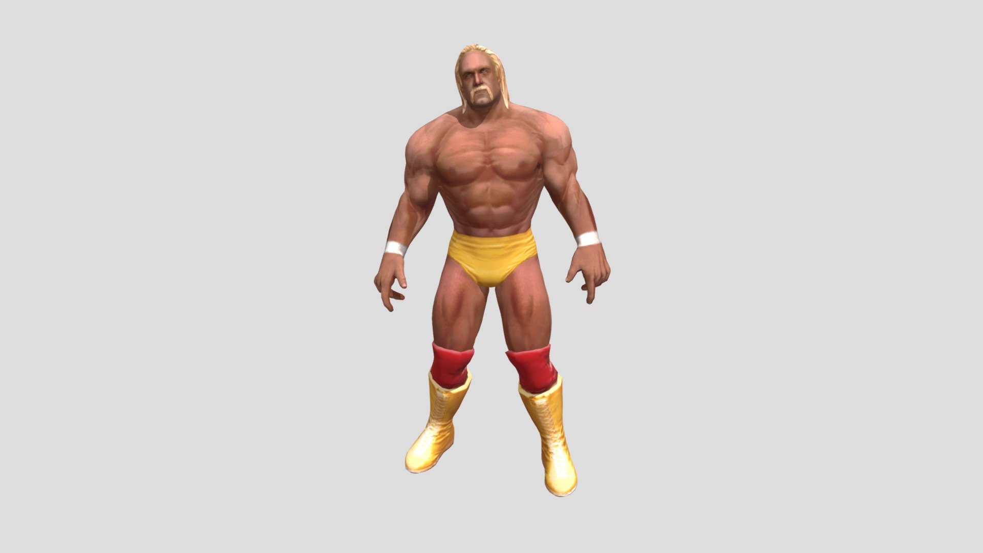 Hulk Hogan wwe all stars wii - Download Free 3D model by Thomas The ...