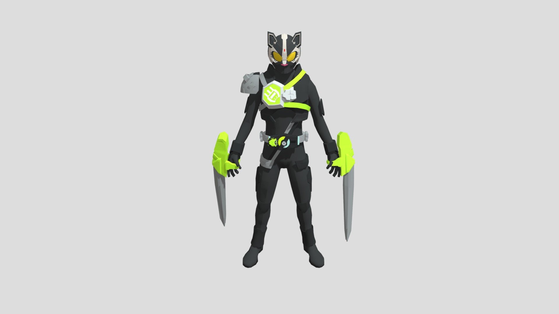 Kamen Rider Hakubi - 3D model by Hendri Susanto (@Hendrisusanto ...