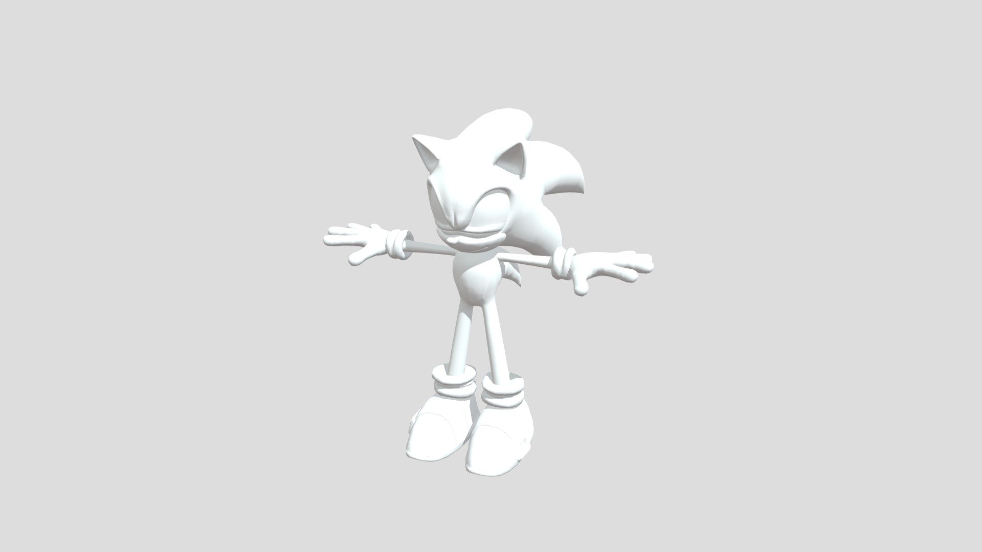 Sonic - Download Free 3D model by picklebery [80a3228] - Sketchfab