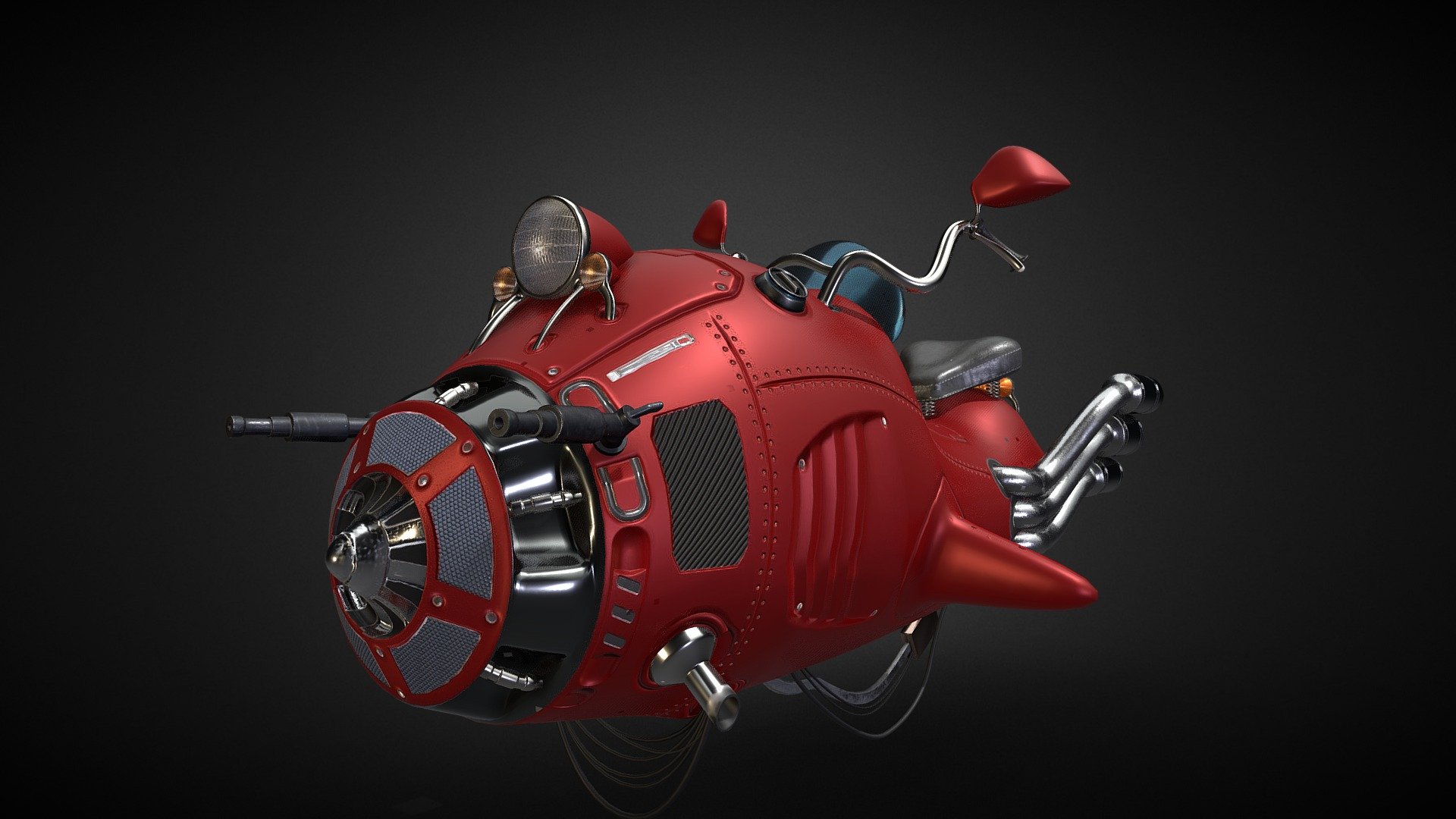 MWhale bike - 3D model by yasinyorur [80a3480] - Sketchfab