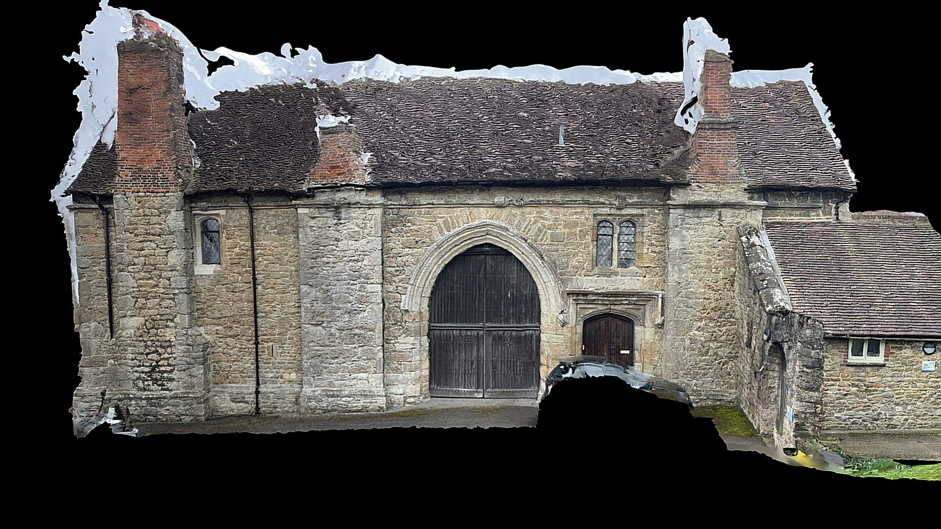 West Malling Abbey Gatehouse - 3D model by Kent Archaeological Society ...