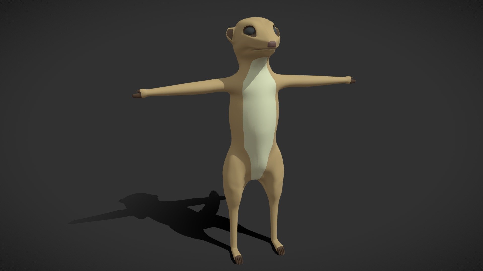 Cartoon Meerkat Model - Download Free 3D model by Dylan (@DylanSpin ...