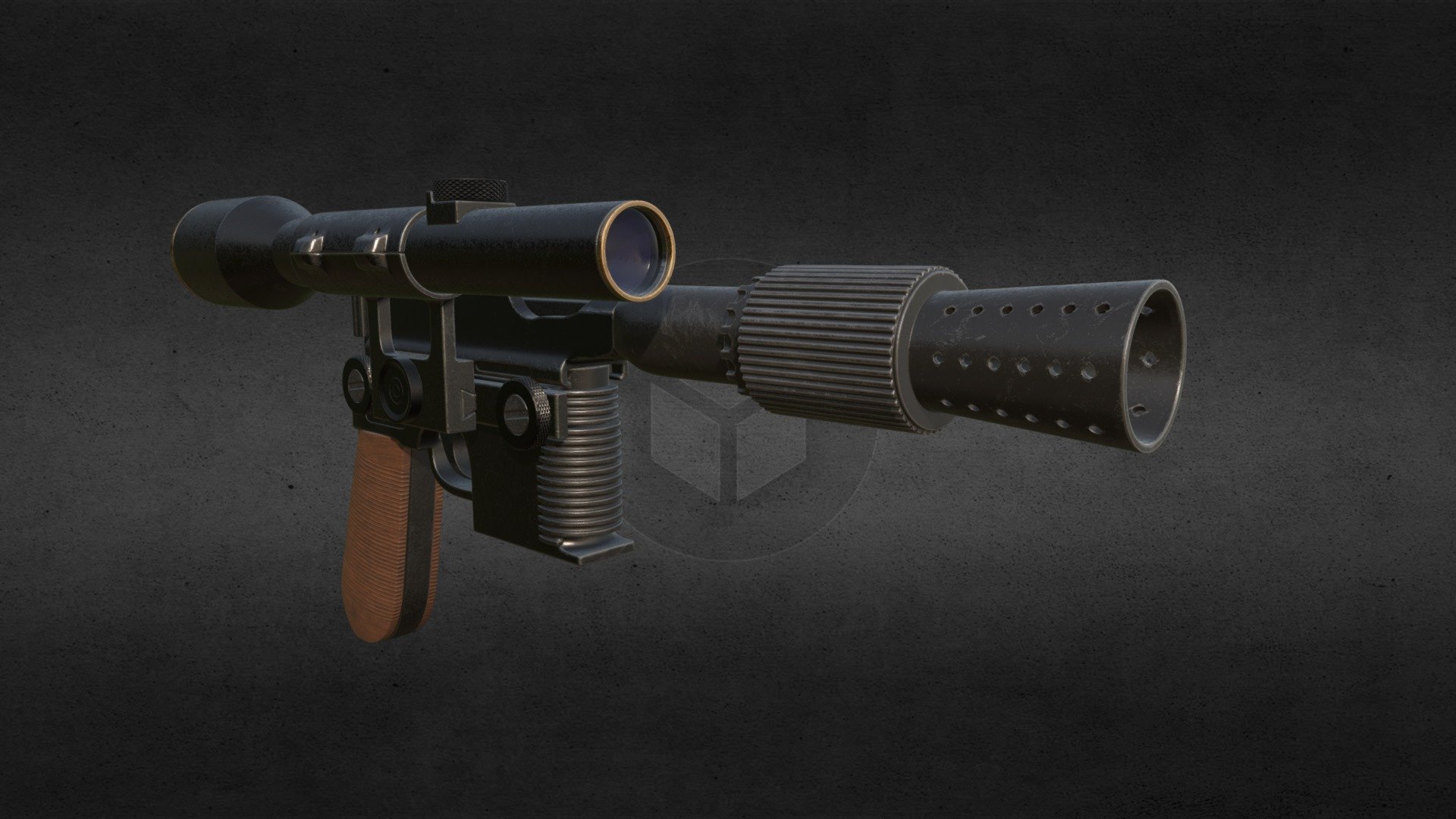 DL-44 3D Model - 3D model by jmtaylor [80a519d] - Sketchfab