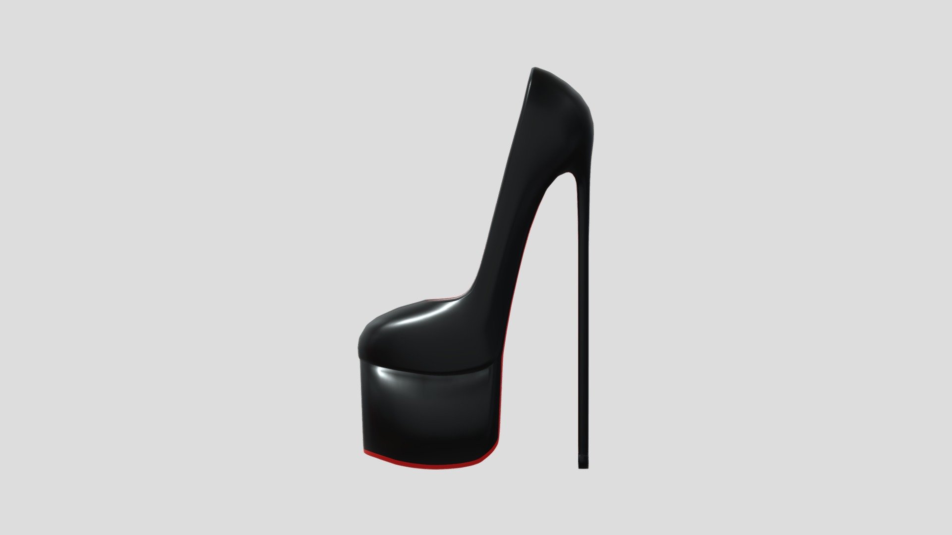 Ginger Platform High Heel Pumps - Download Free 3D model by raulbila95 ...