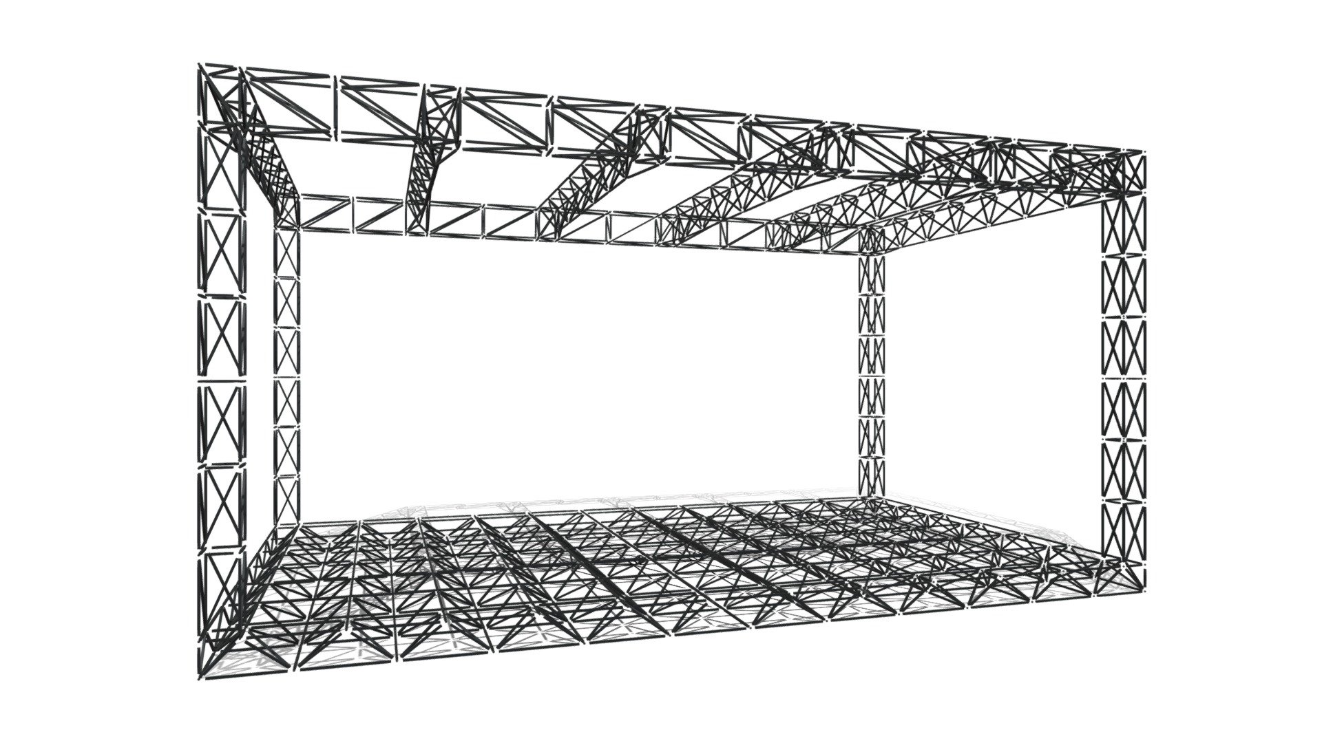 Gallery One - Canopy 56' w x 26' d x 26' h - 3D model by oasysliving ...