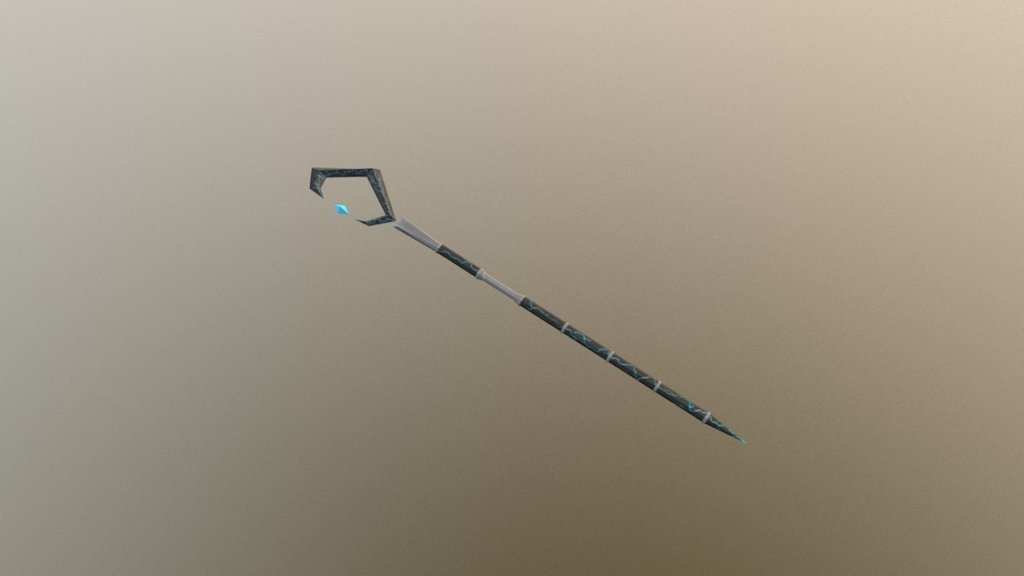 Staff - 3D model by Duncan (@Spellzx) [80a6cfe] - Sketchfab