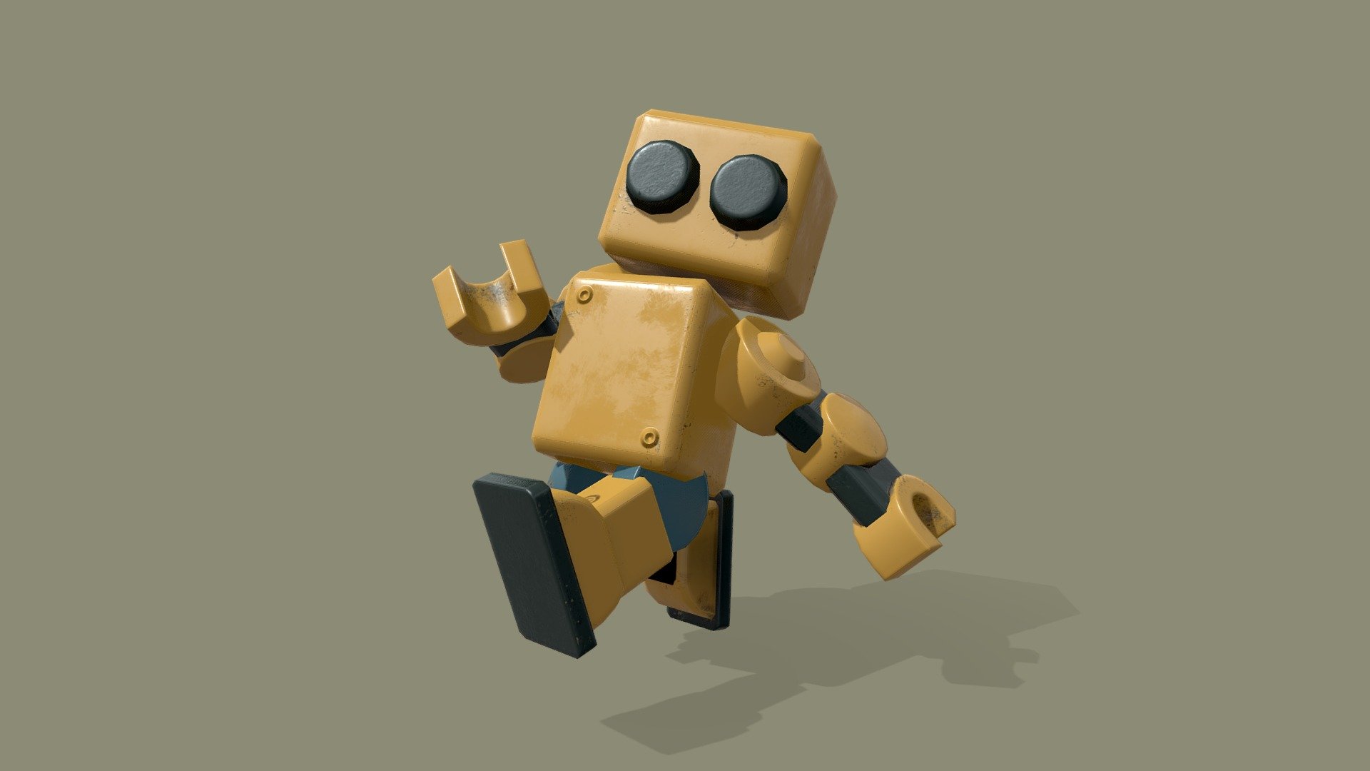 Robot - Download Free 3D model by l0wpoly [80a736d] - Sketchfab