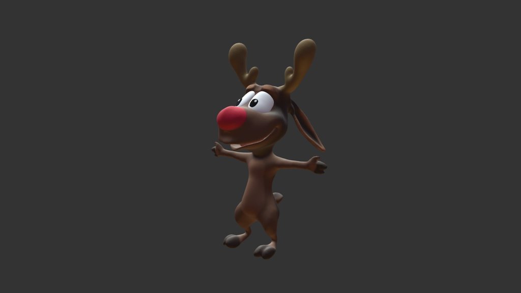 Mr Reindeer - 3D model by animko [80a8590] - Sketchfab