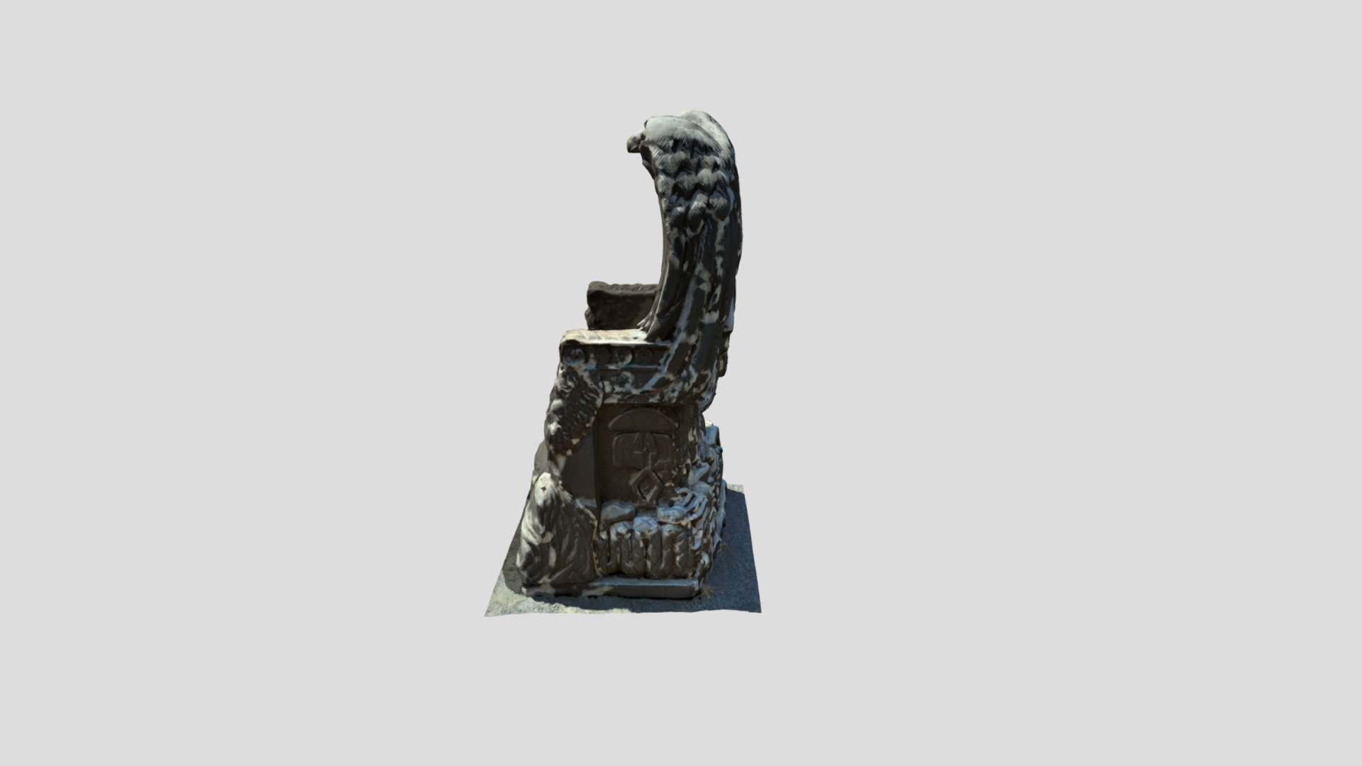 waterfront_stone_chair - 3D model by mahdo [80a8e9b] - Sketchfab
