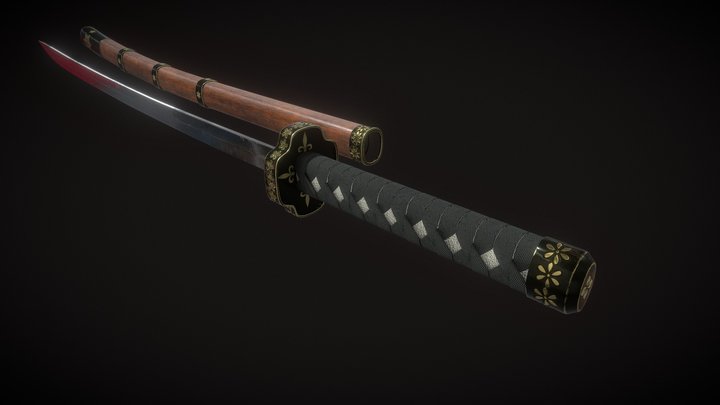 Samurai-sword 3D models - Sketchfab