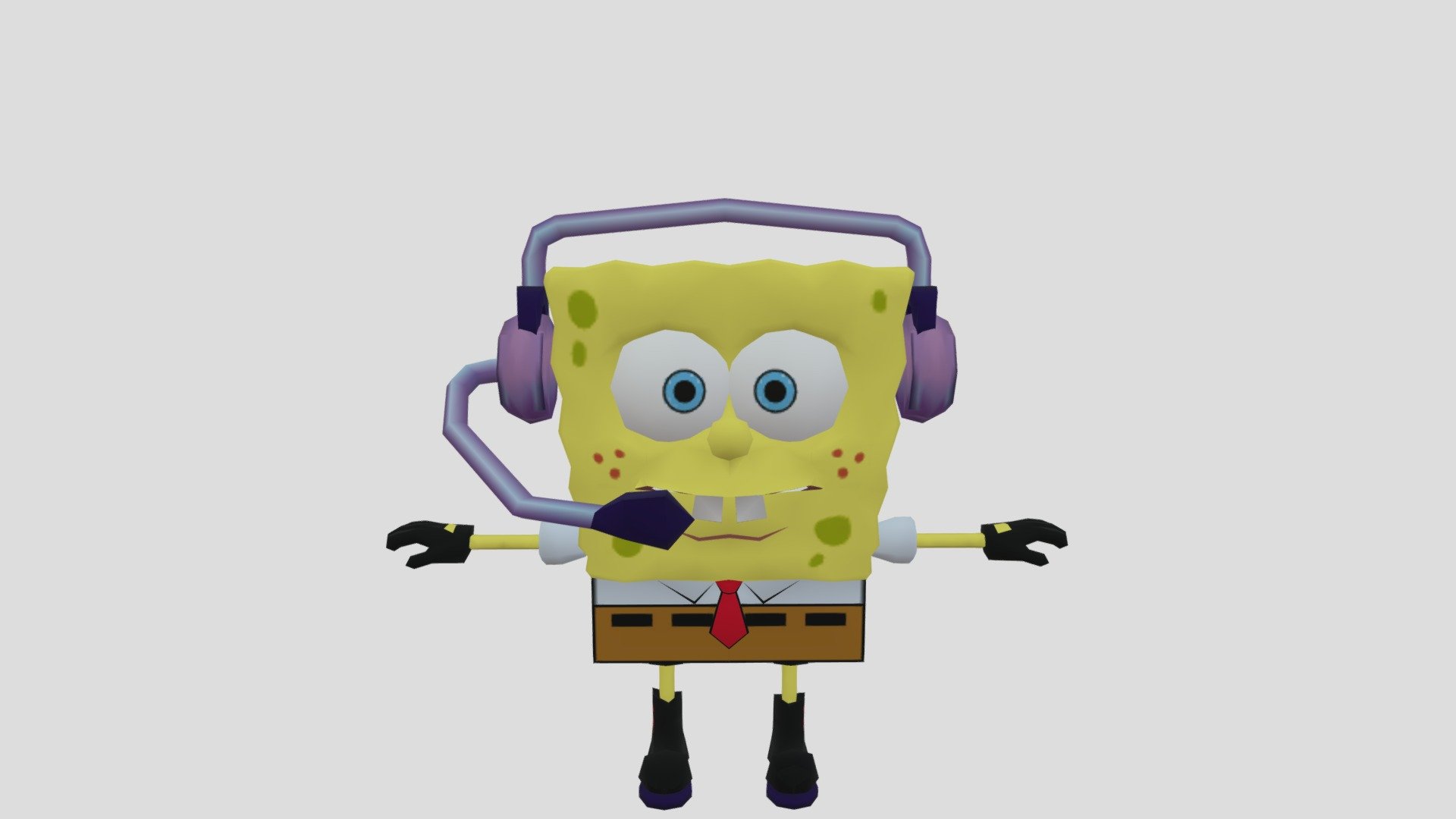 The SpongeBob Movie - Manager - Download Free 3D model by SMF Friends ...