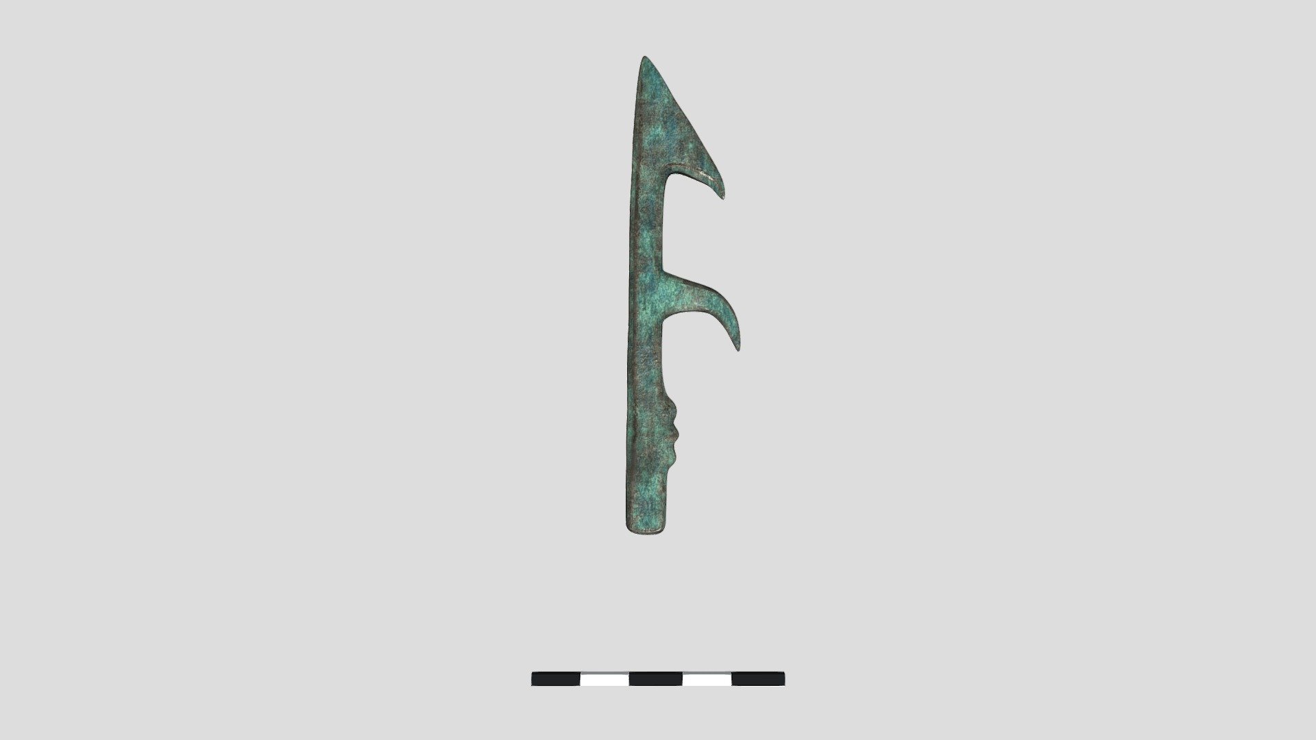 Naquada Culture Copper Harpoon - Download Free 3D model by Quetzal ...