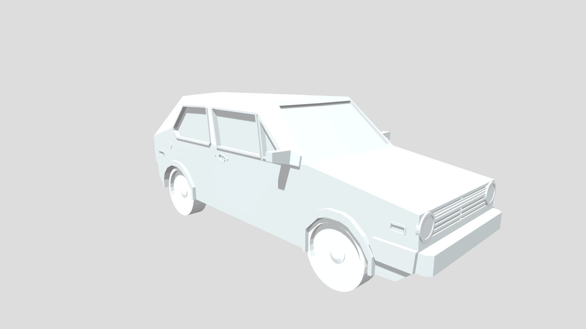 Old Volkswagen Golf - Download Free 3D model by matovyjaso [80ad07f ...