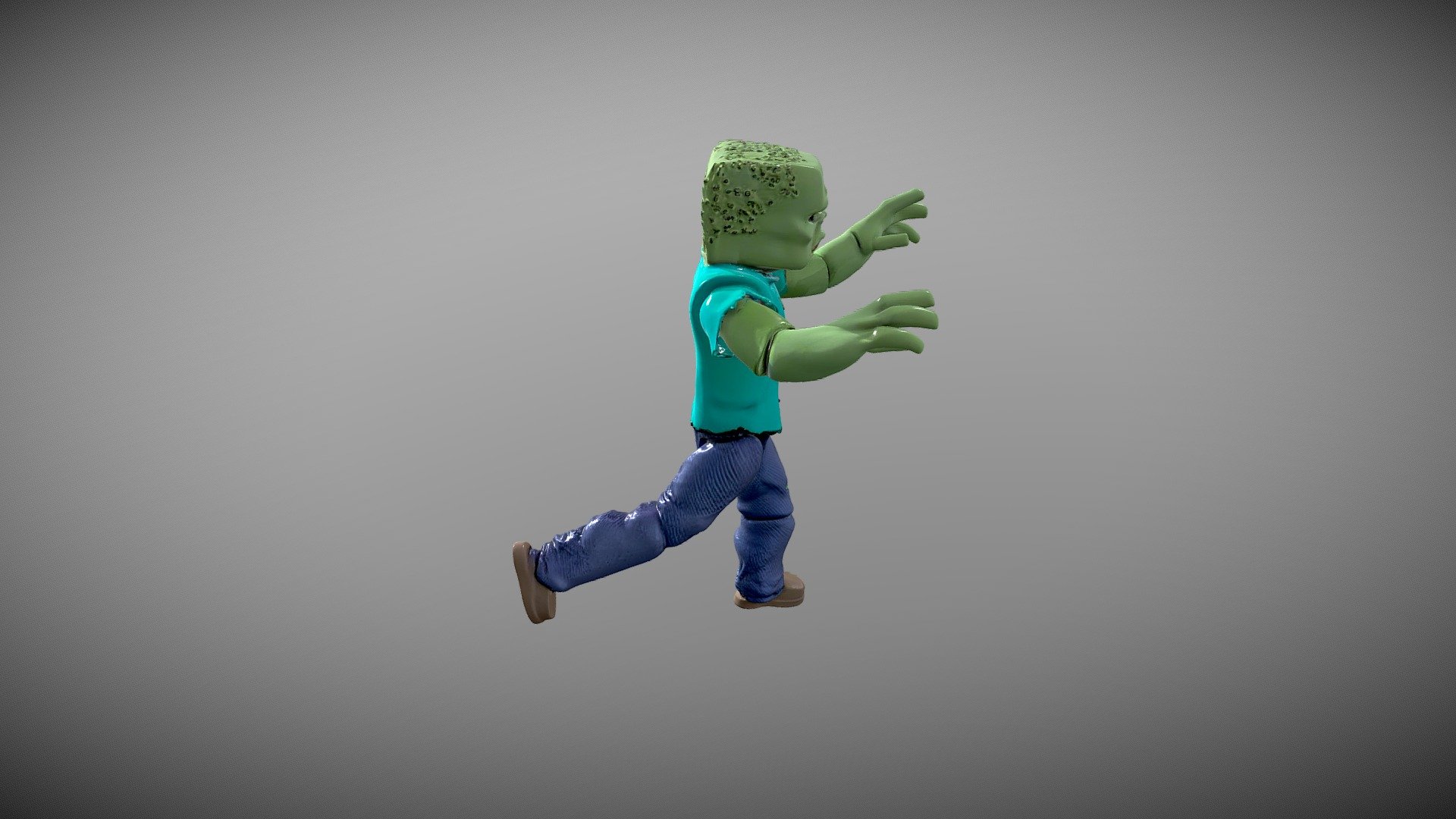 Minecraft Zombie Minifigure - Download Free 3D model by MeshVibe ...