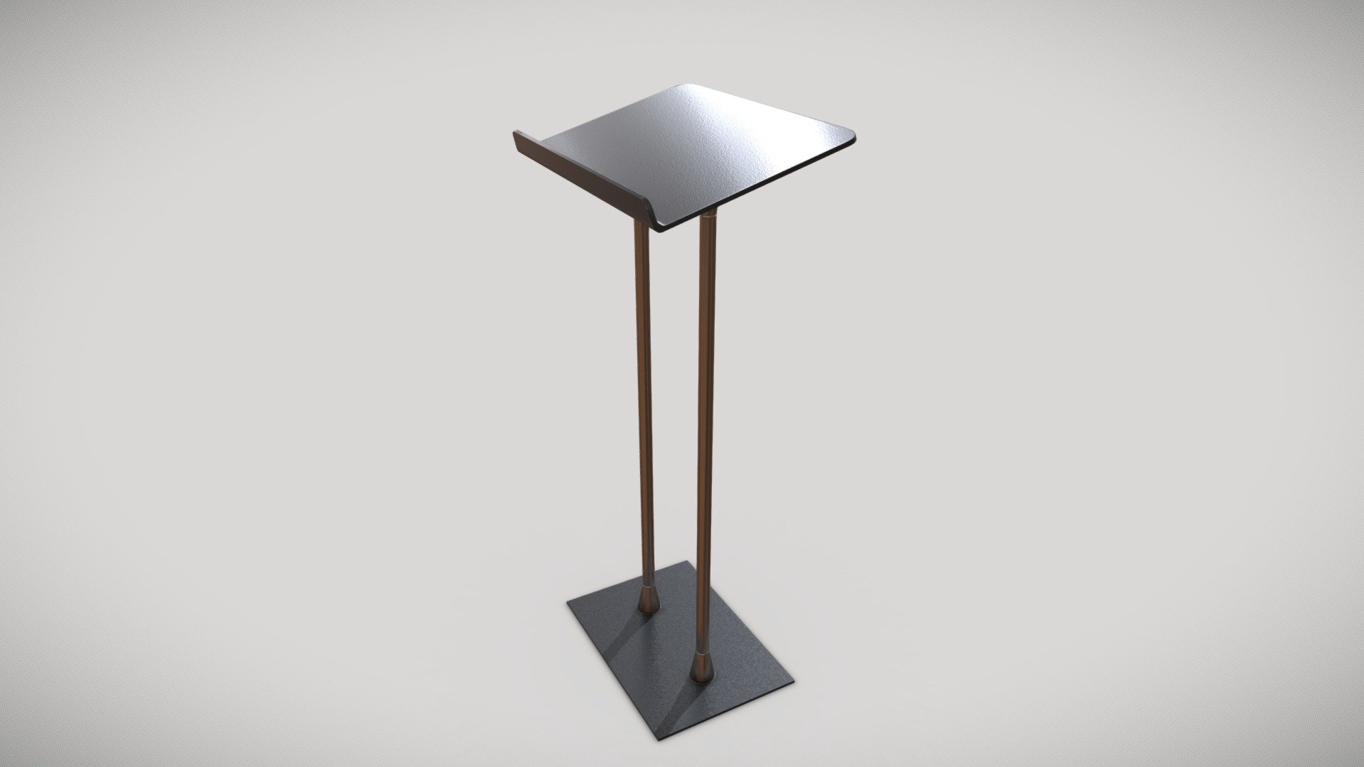 Acrilic Pulpit With Poles - Buy Royalty Free 3D model by We3Do ...