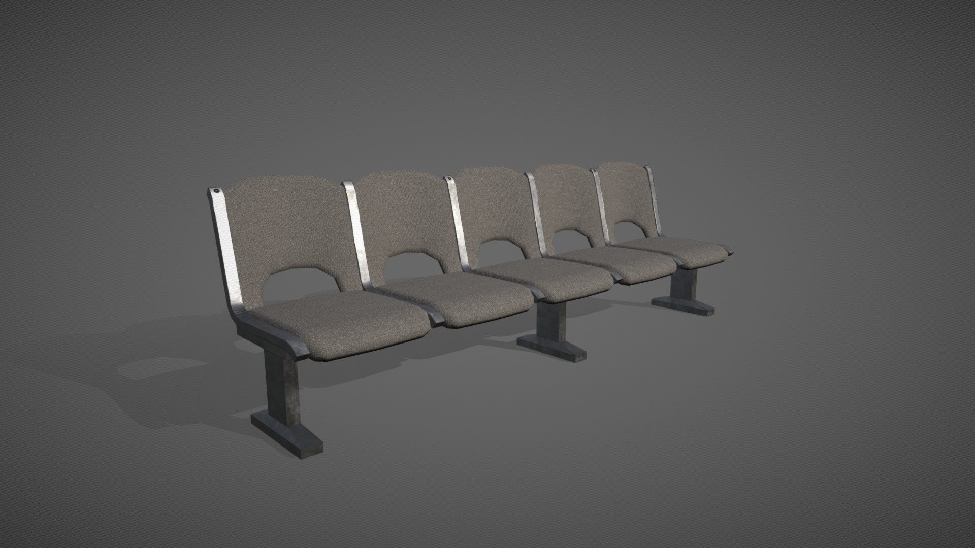 Waiting Chair 01 - 3D model by William Luque (@luquewilliam230) [80ae93d] - Sketchfab