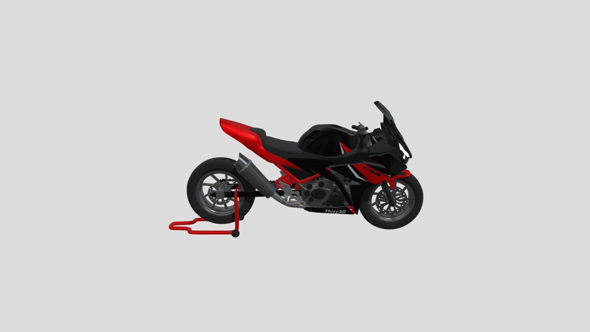 HONDA CBR 150R - 3D model by Thizy Artworks (@thizy) [80aef81] - Sketchfab