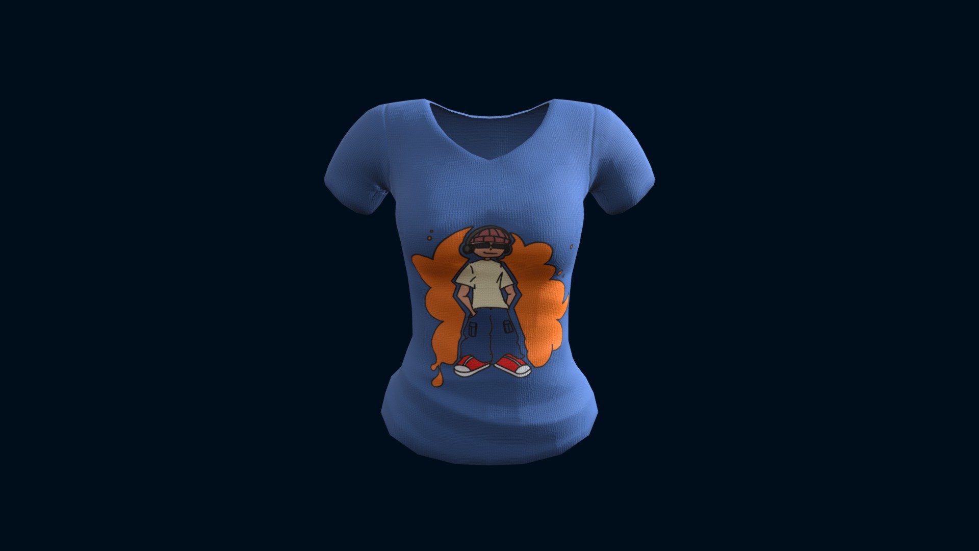 Street Boi T-Shirt - 3D model by iMMERSiVELY [80af385] - Sketchfab