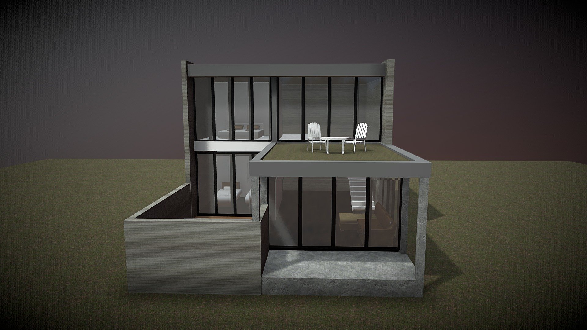 Small house 2340 - Buy Royalty Free 3D model by Jinda (@jindaarch ...