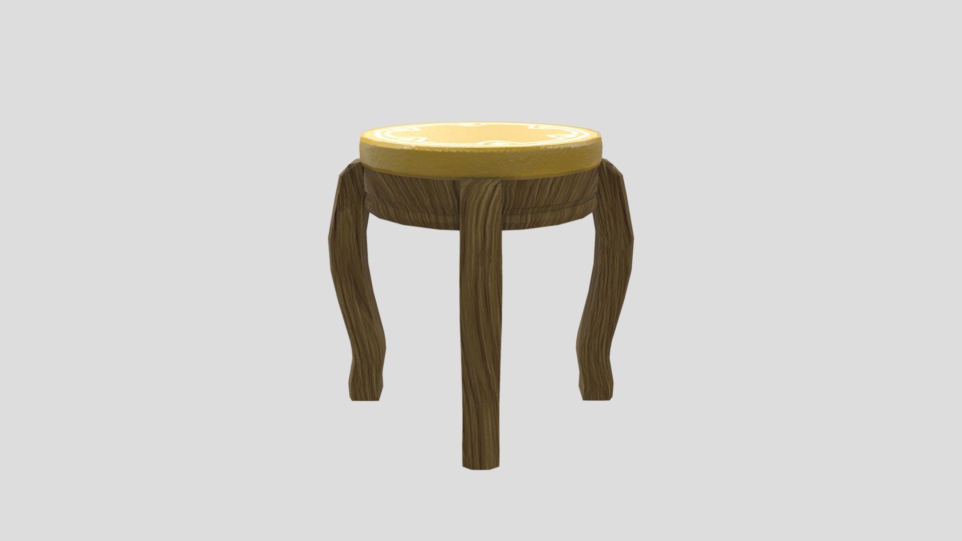 A stool for a group modelling project - 3D model by HannahBlakeman ...
