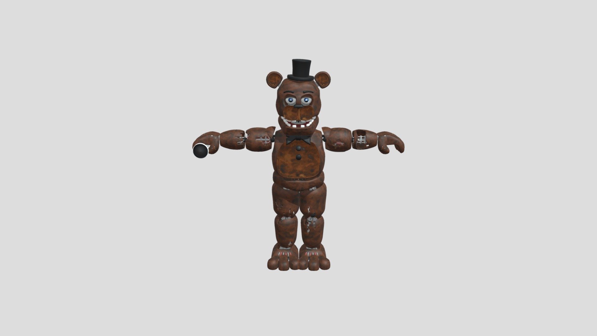 wfreddyrigged - Download Free 3D model by Redbunny23 [80b17bd] - Sketchfab