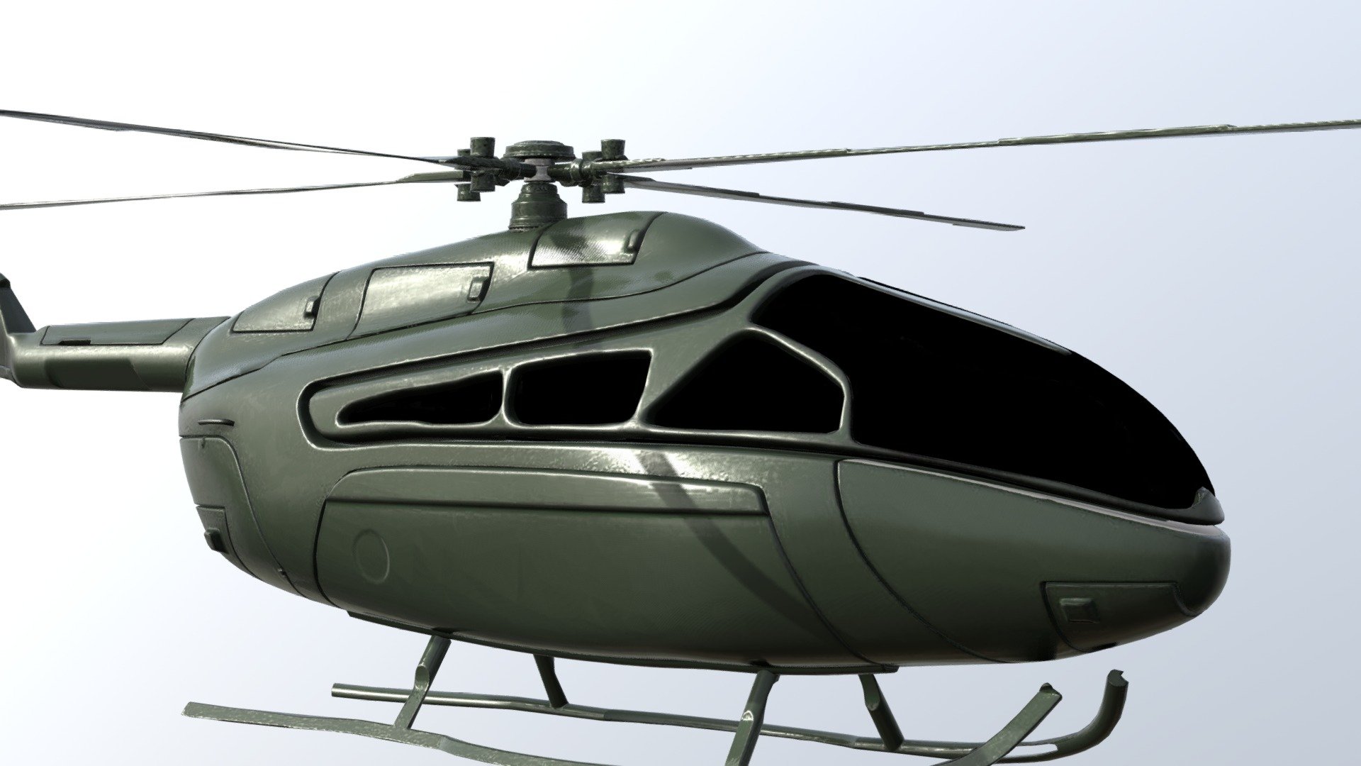 Khet-1 'Python' Attack Helicopter - Download Free 3D model by Ian ...