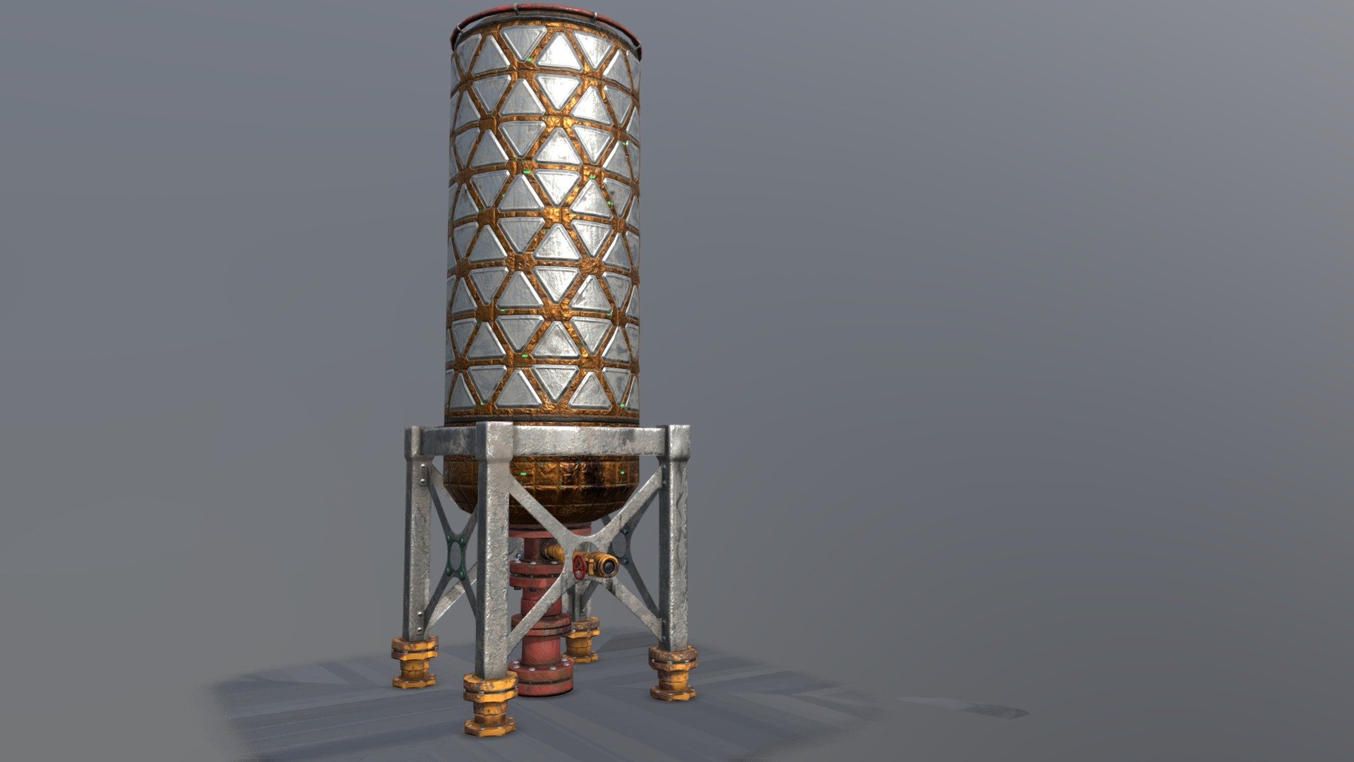 Industrial Liquid Tank - 3D model by Lashley (@Lashley0451) [80b31f1 ...
