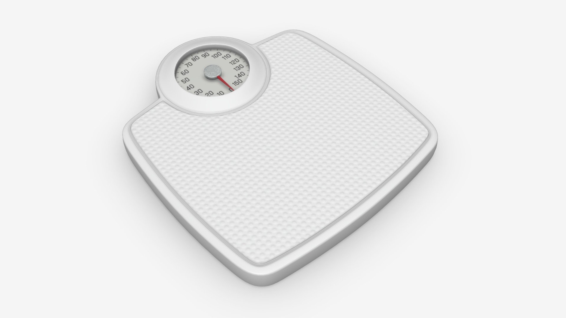 Mechanical Bathroom Weighing Scales - Buy Royalty Free 3D model by ...