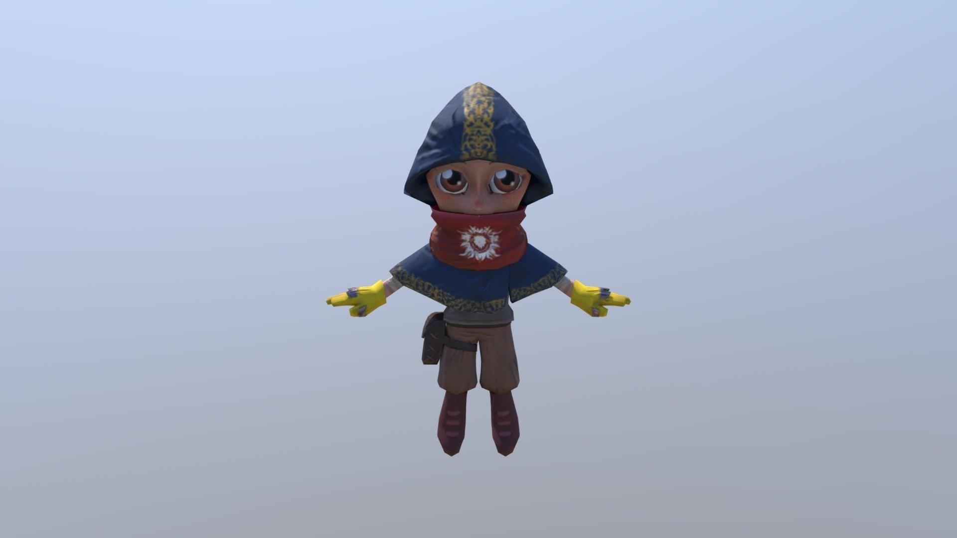 Miner boy - 3D model by Rena Heng (@rikirena) [80b395b] - Sketchfab