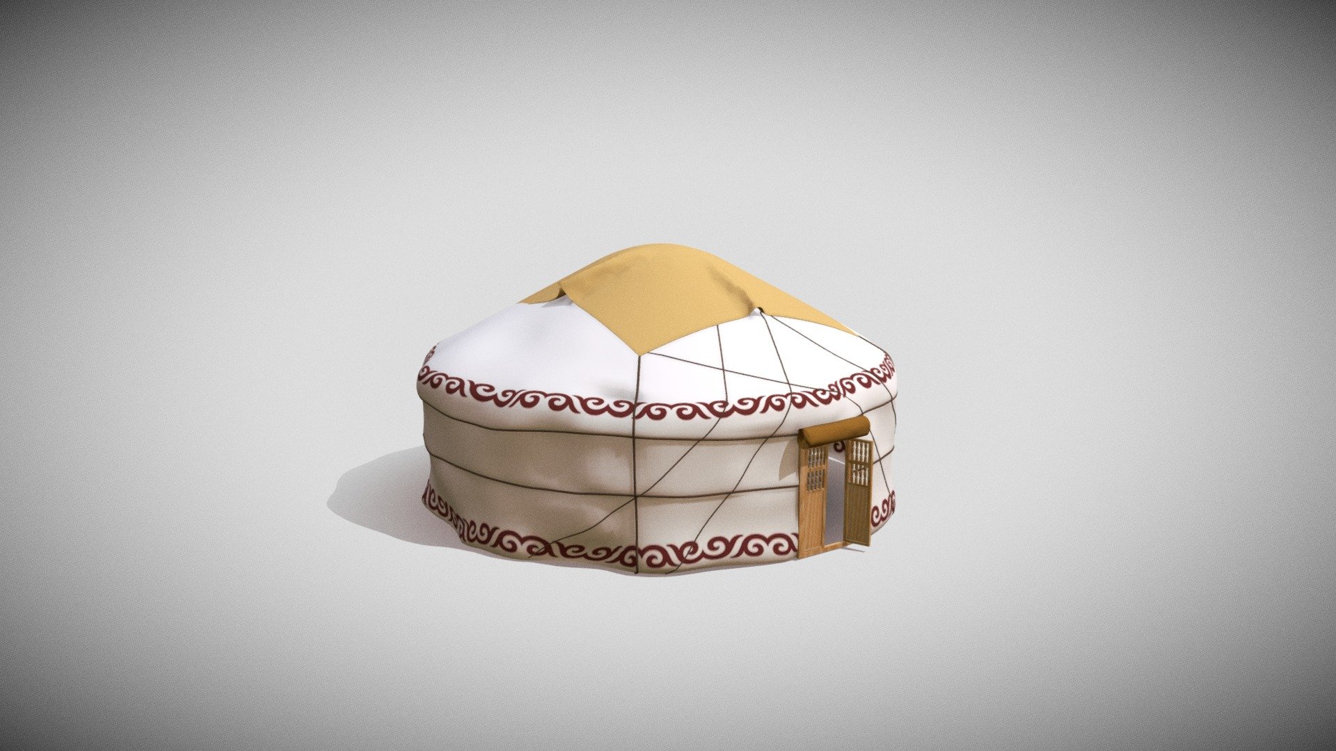 Yurt Kazakh - Buy Royalty Free 3D model by Adil77 (@AdilAlmaty ...