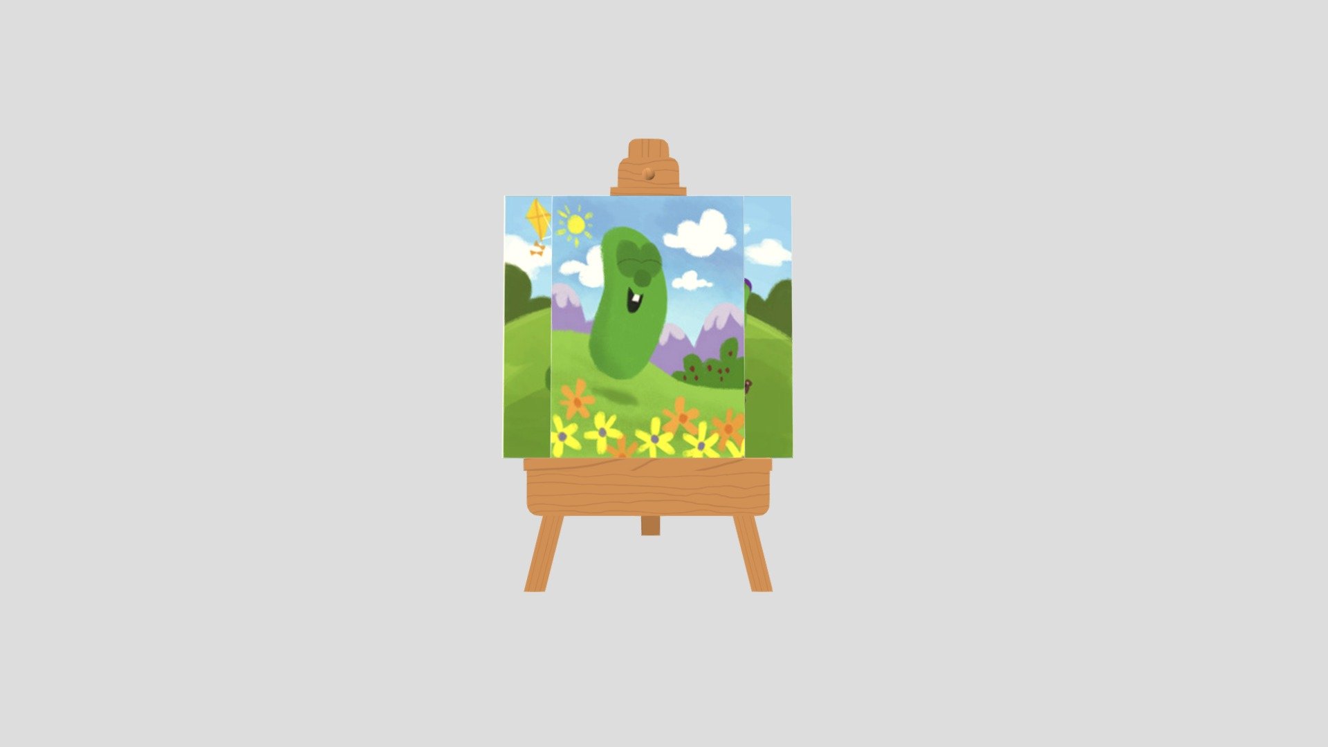 Easel - Download Free 3D model by RavenclawNimbus [80b6451] - Sketchfab