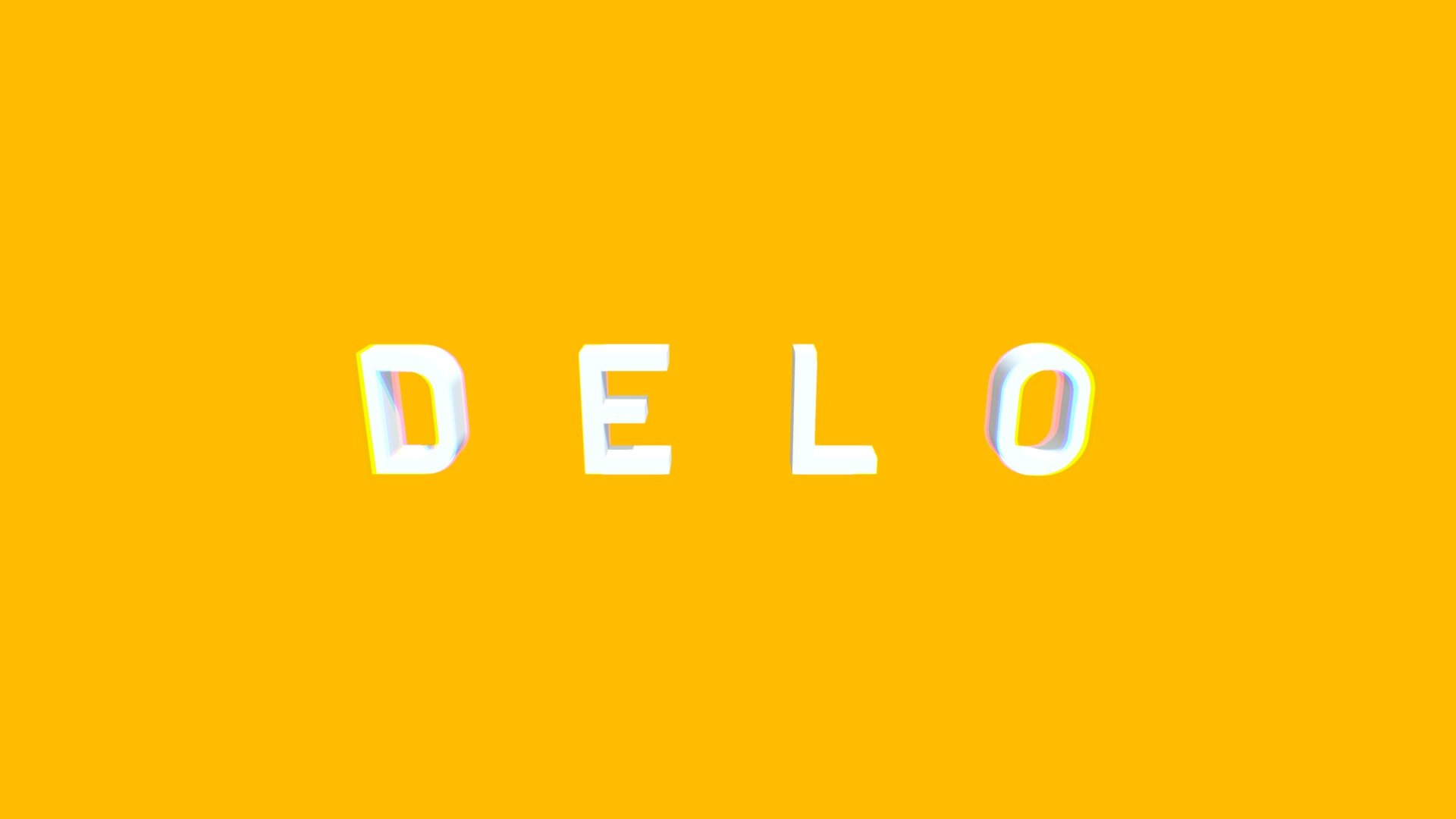 DELO LOGO - 3D model by IlyaNosik [80b6ae7] - Sketchfab