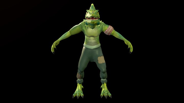 Lizardman 3D models - Sketchfab