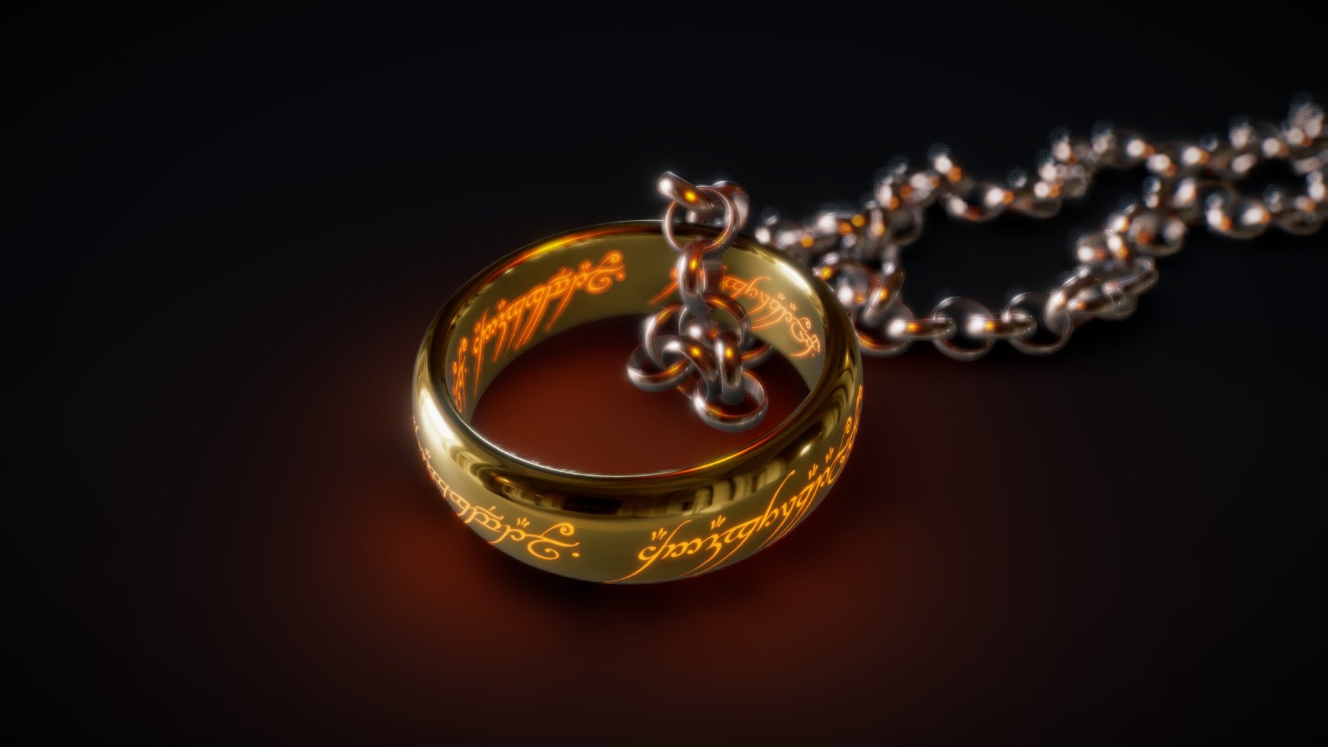The Lord of the Rings—The One Ring - 3D model by Mark Haldane ...