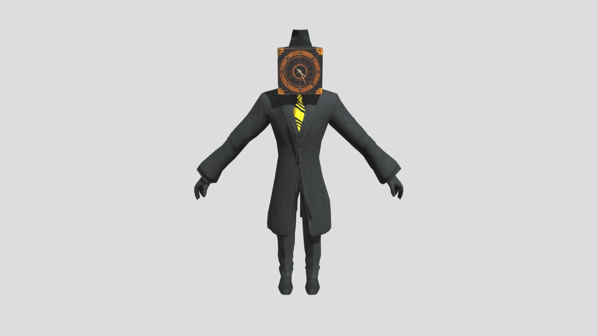 Large Clockman - Download Free 3D model by Missingno21 [80b8051 ...