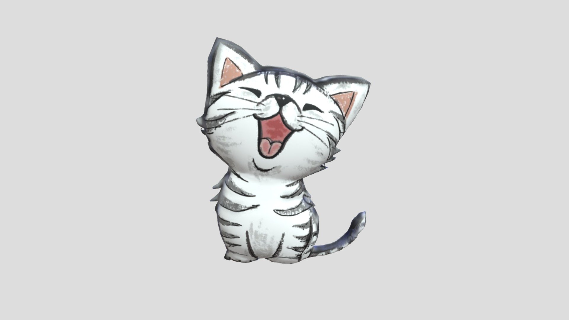 Kucing - Download Free 3D model by HanZz (@Shi.KinderEDU) [80b823d ...