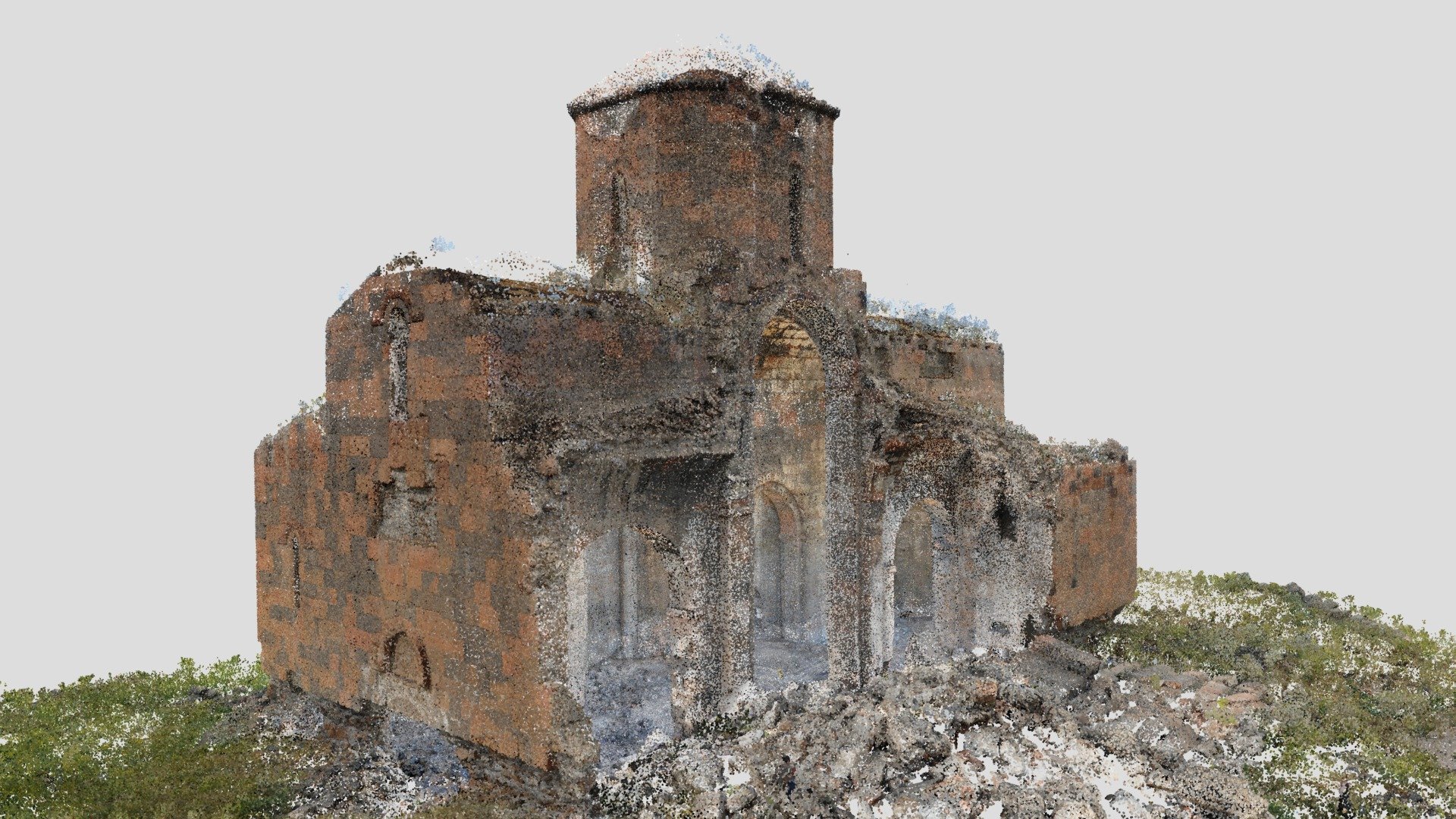 Cathedral of Mren - Digor, Kars, Turkey - 3D model by UW-Milwaukee ...