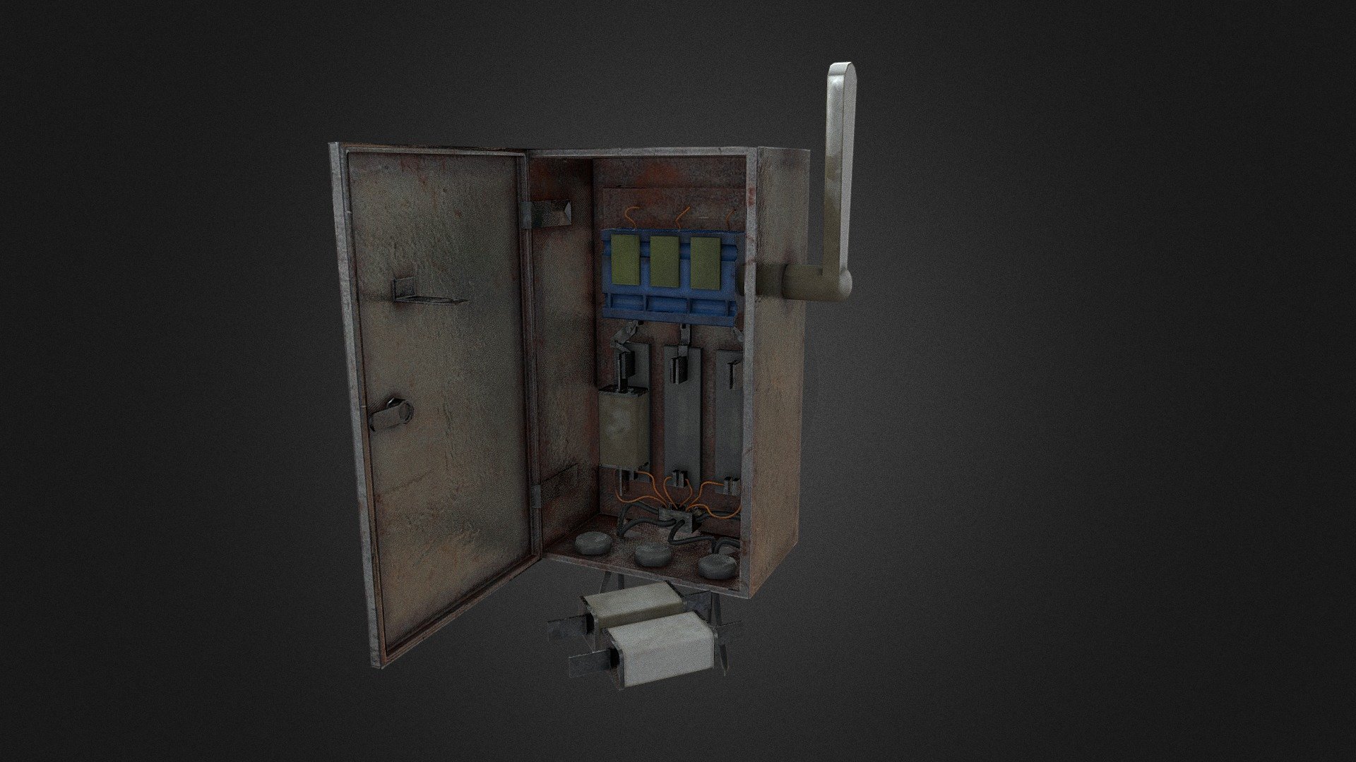 Electric box - Download Free 3D model by dashkilya [80b9834] - Sketchfab