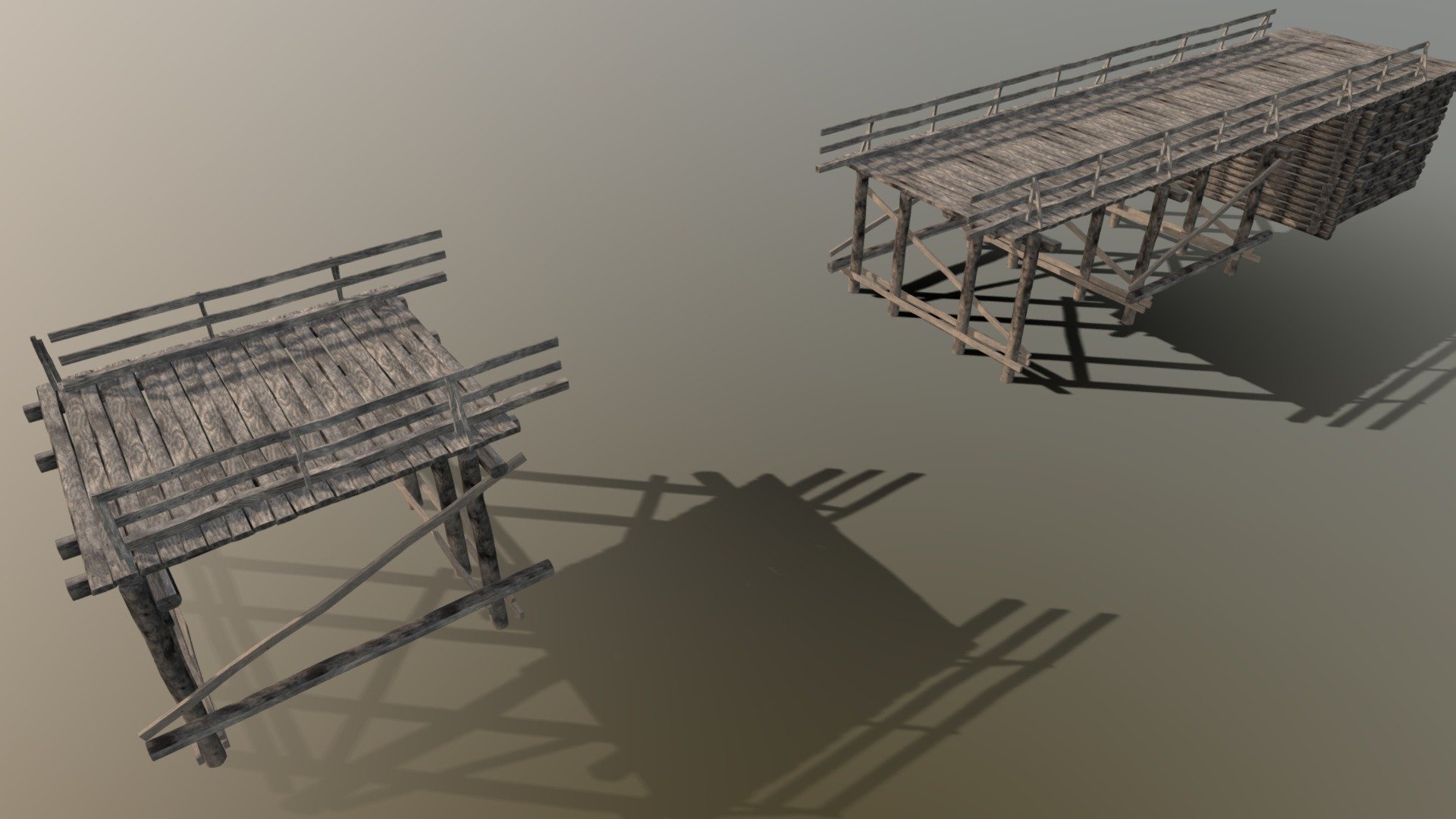 Long Wood Bridge - Download Free 3D model by Nikita Vitik (@vitik ...