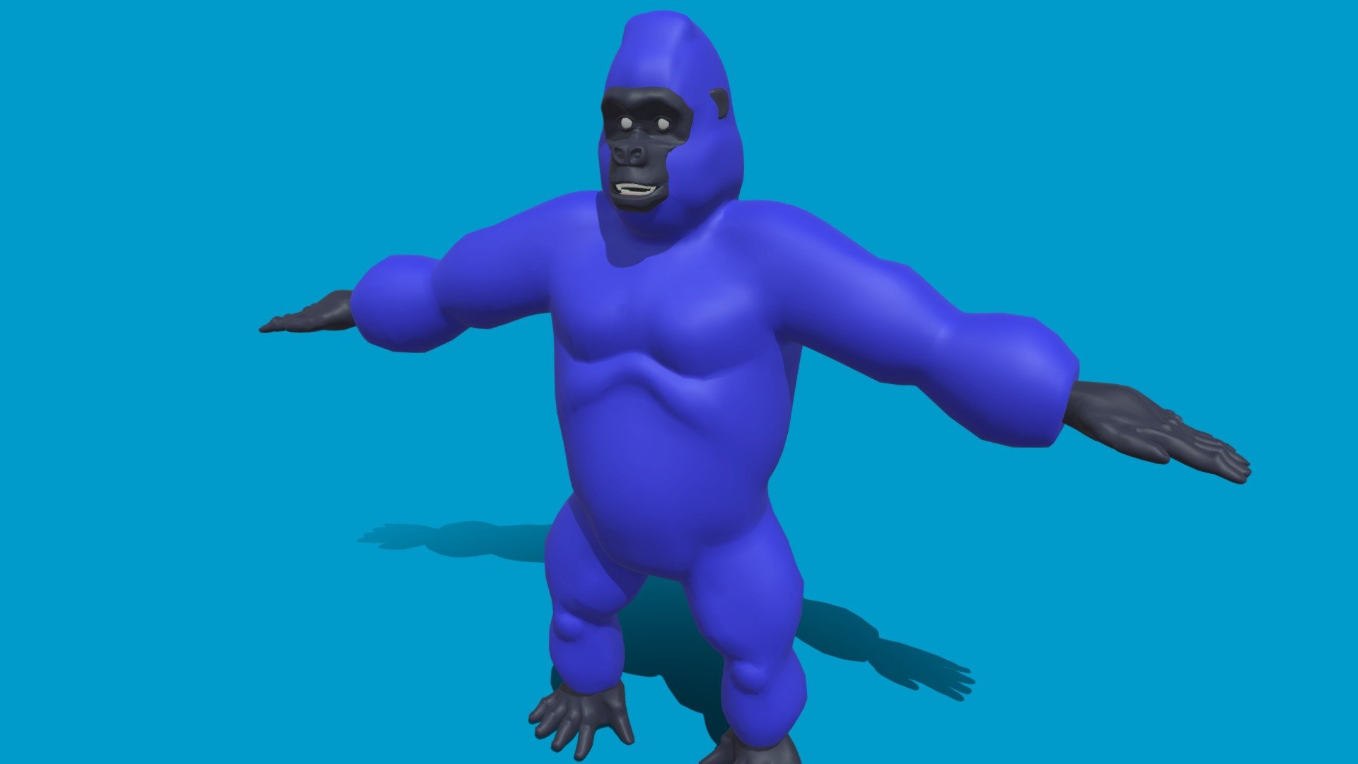 Ape Character - 3D model by MotionReel (@andrebruni) [80bde54] - Sketchfab