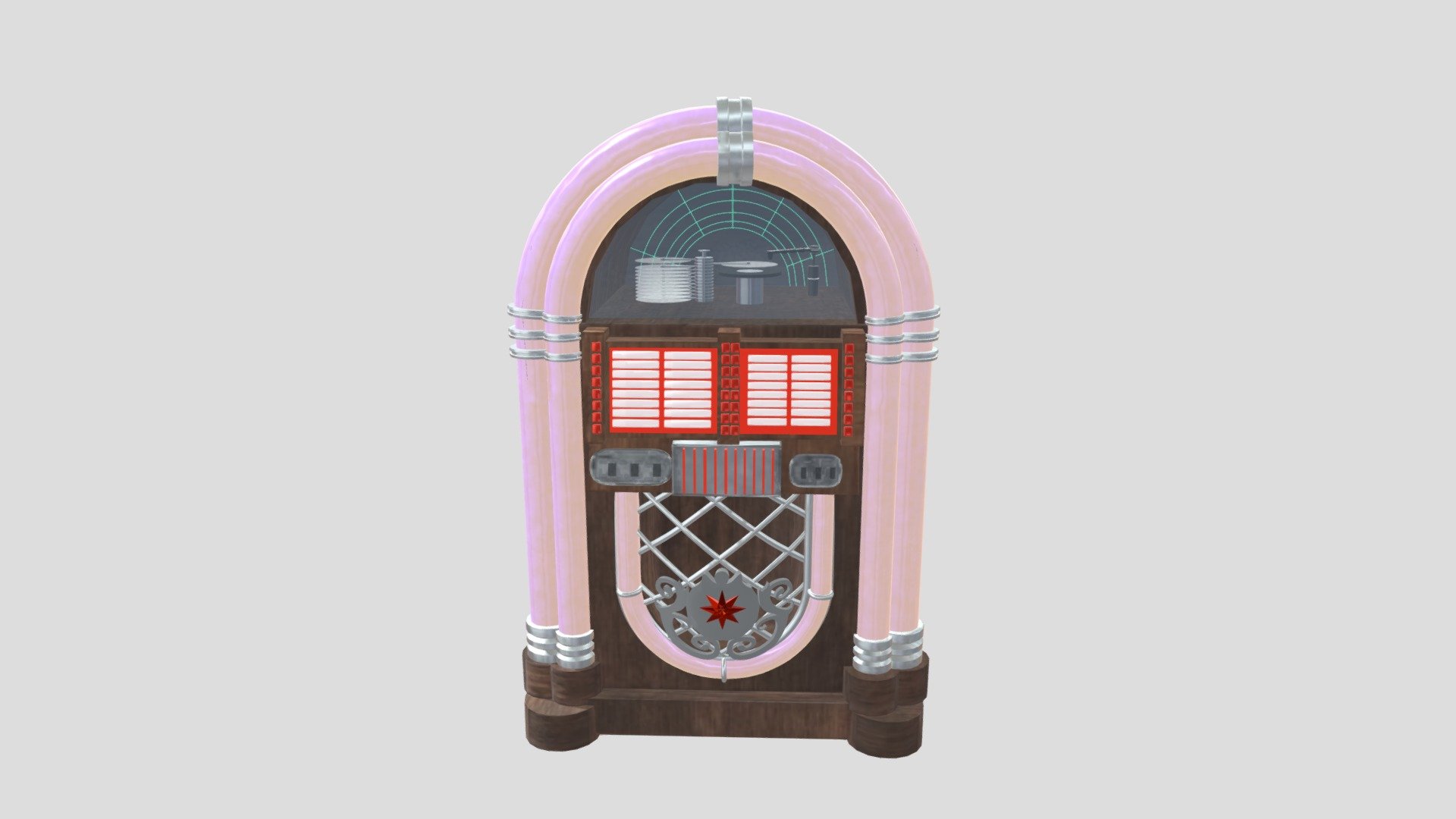 Jukebox Vintage - 3D model by MECorriveau [80be598] - Sketchfab