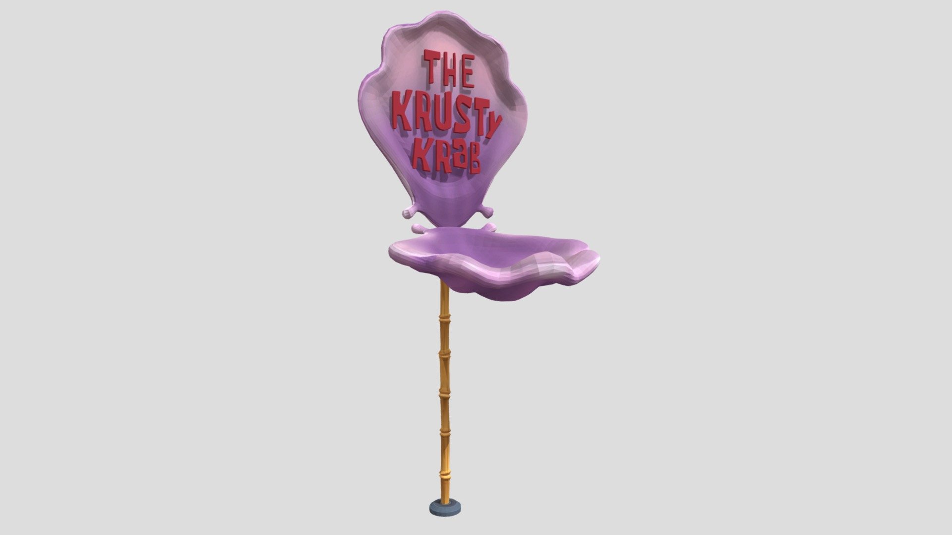 The Krusty Krab Sign