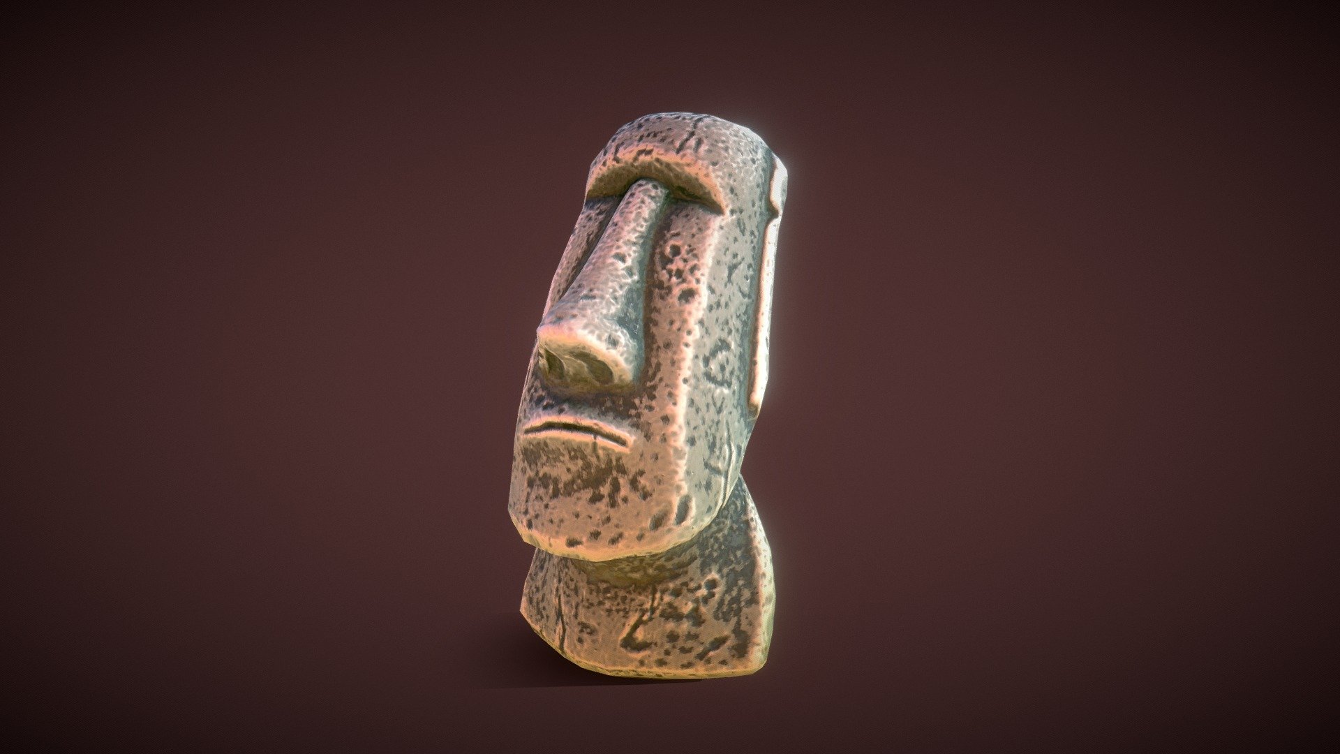 Moai ( Stylized ) - 3D model by iamdshete [80c38d3] - Sketchfab