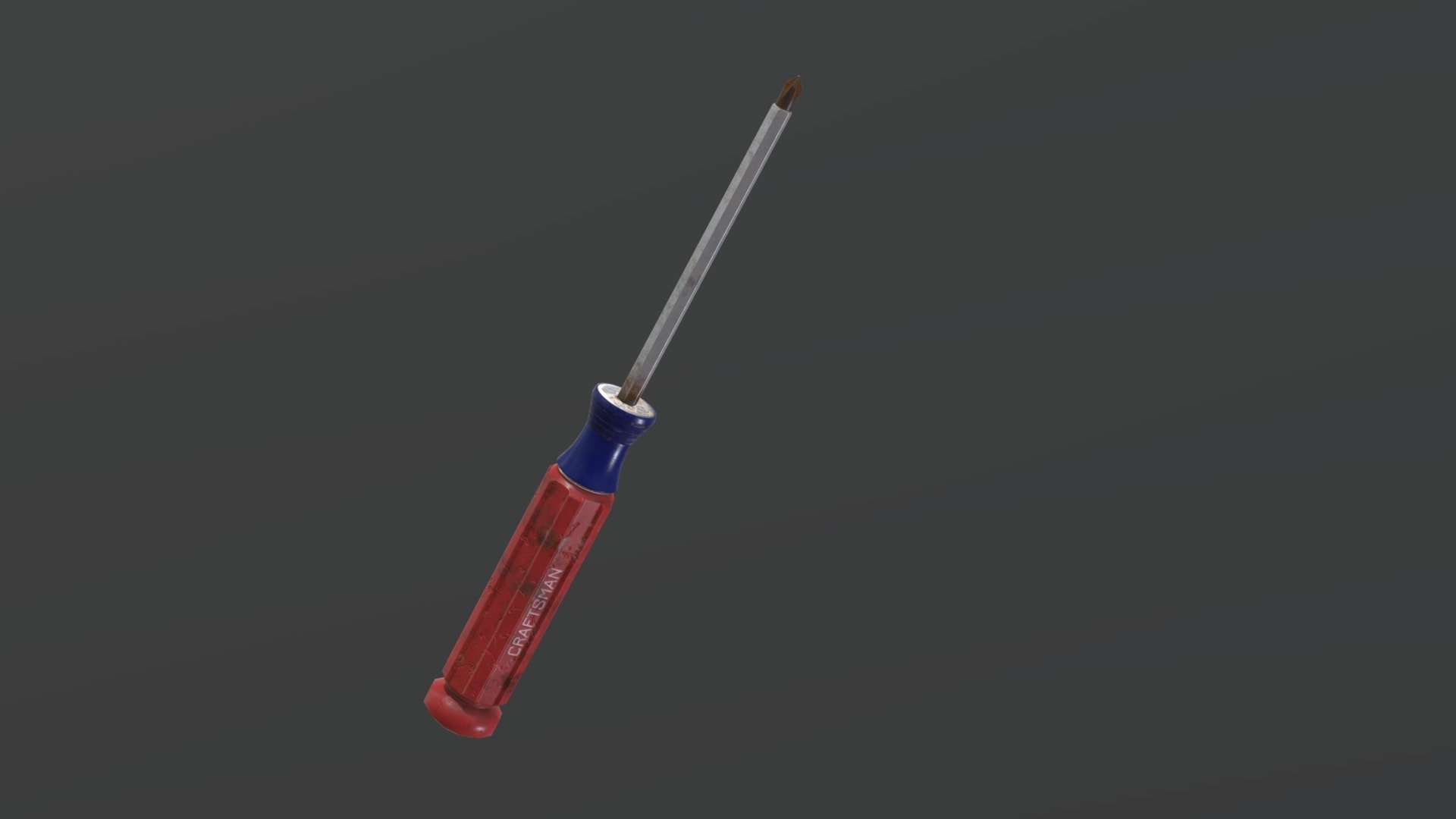 The Tool - Screwdriver - 3D model by SeppeHauspie [80c3d0c] - Sketchfab