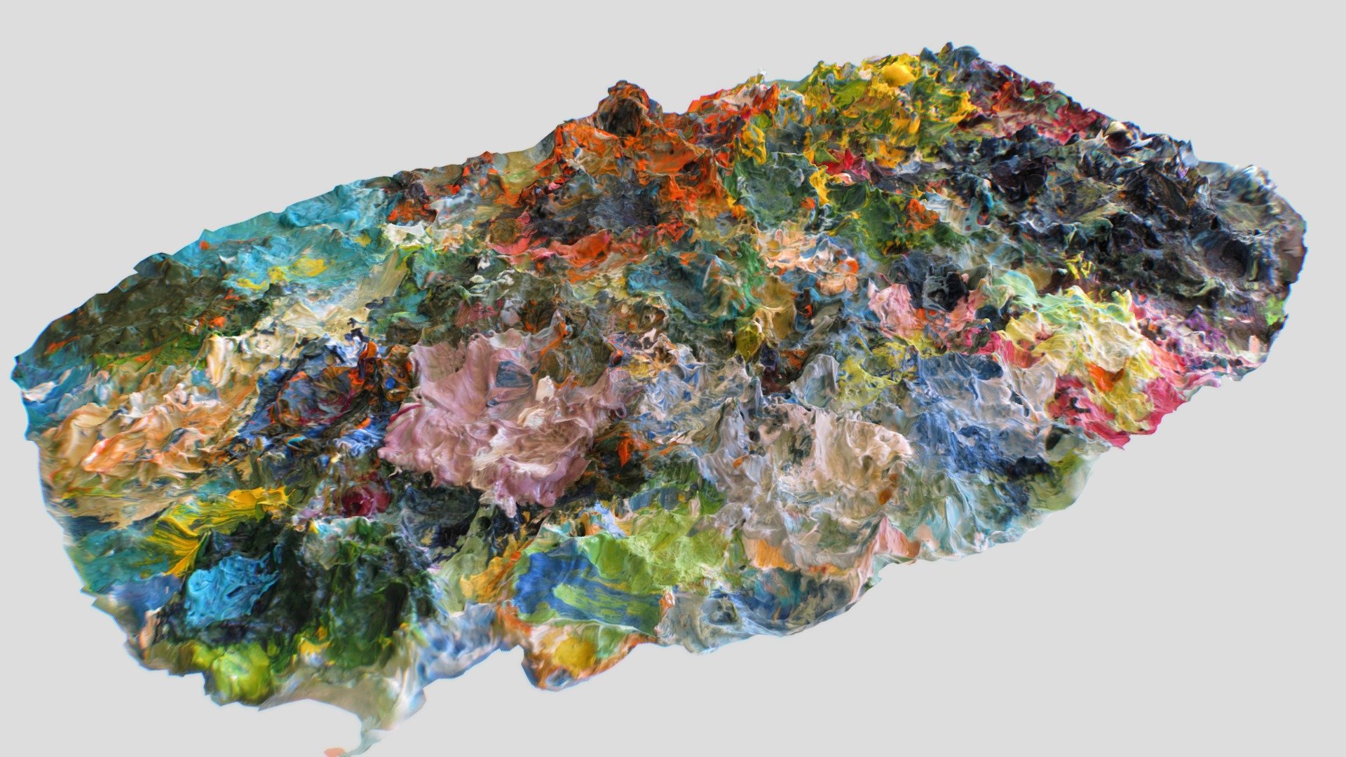Oil palette - Download Free 3D model by stuff scanner (@boypuff ...