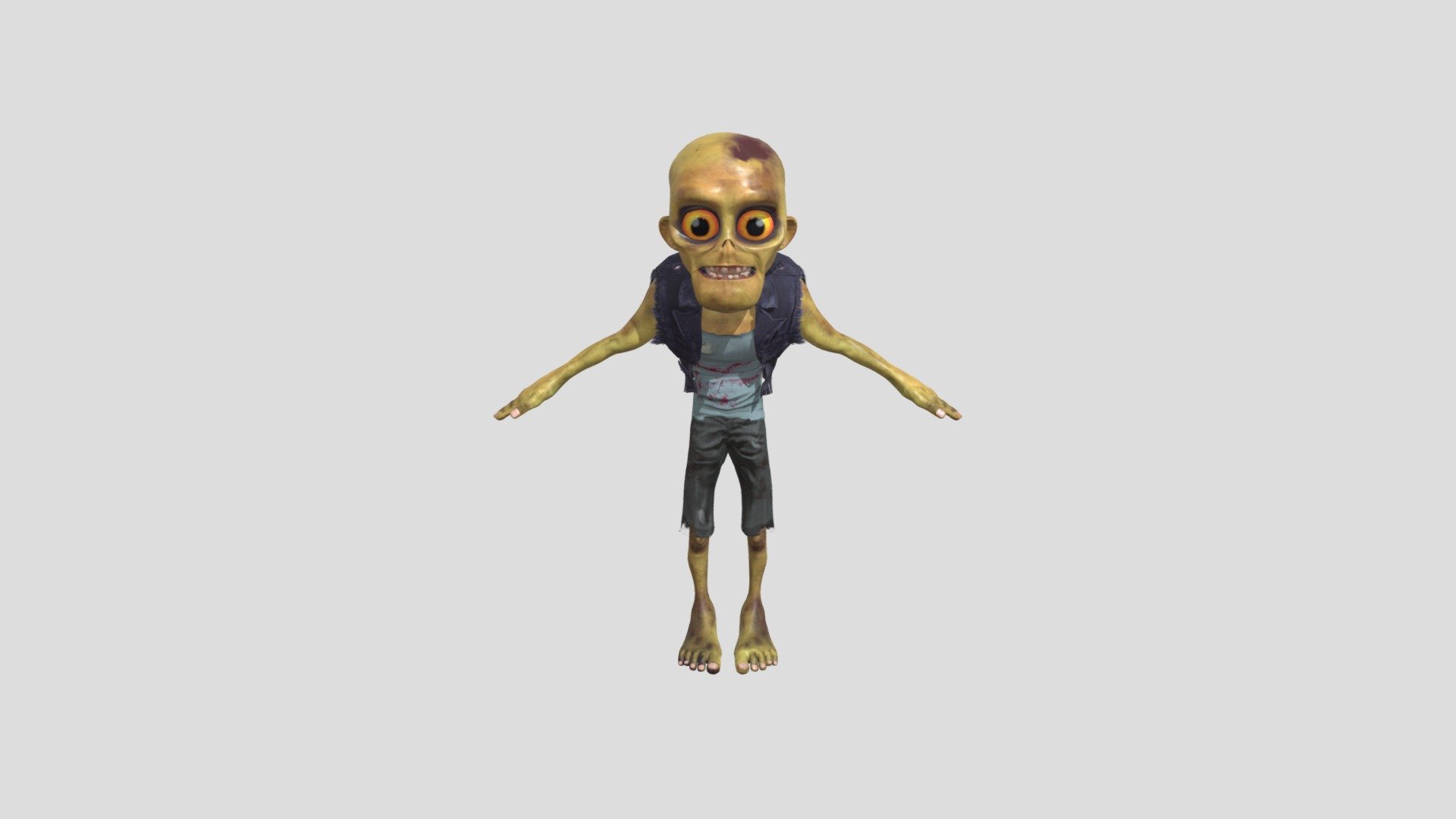Zombie Male - 3D model by CMDesing [80c5da2] - Sketchfab