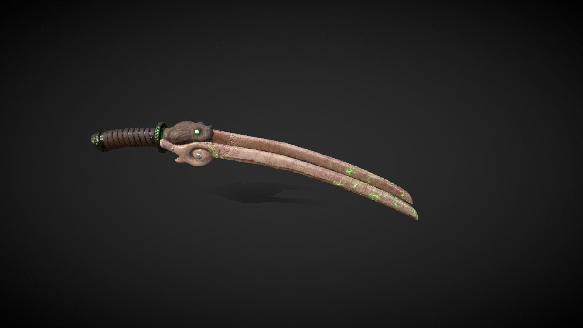 Serpent's Fang Blade - 3D model by John Dominguez (@KiwiLemonJuice ...