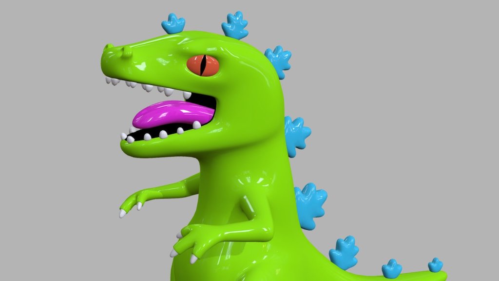 Reptar Progress - Download Free 3D model by Robert Crosby (@robmcrosby ...
