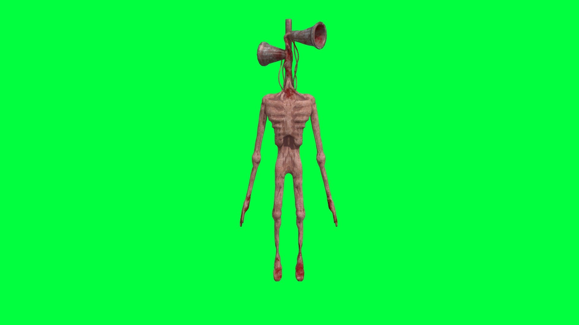 horror-skunx-siren-head-model@Walking - Download Free 3D model by ...